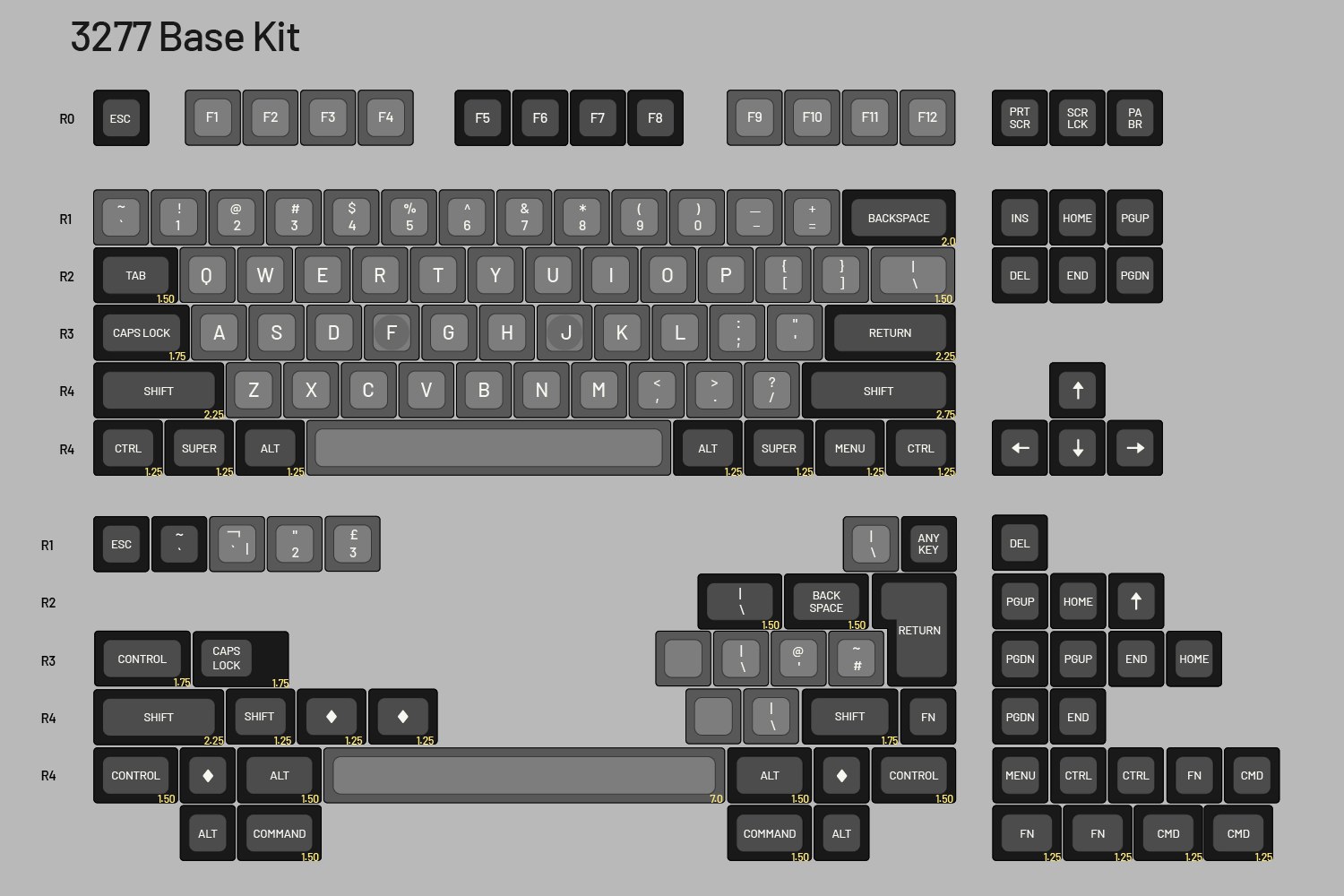 Drop + Matt3o MT3 3277 Custom Keycap Set - Base Kit | Mechanical ...