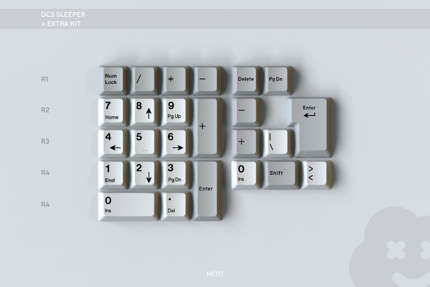 Drop + MiTo DCS Sleeper Custom Keycap Set | DCS Profile Keycaps | DSA ...