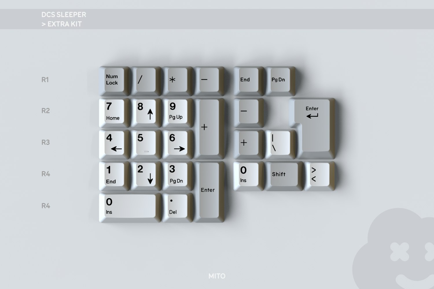 Drop + MiTo DCS Sleeper Custom Keycap Set - Base | Mechanical Keyboards ...