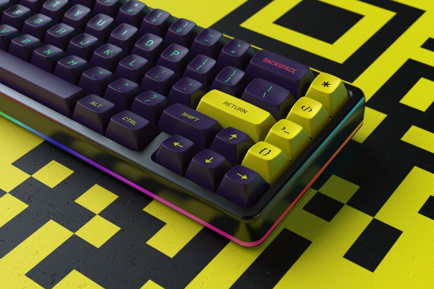 Drop + MiTo MT3 Cyber Custom Keycap Set | Mechanical Keyboards ...