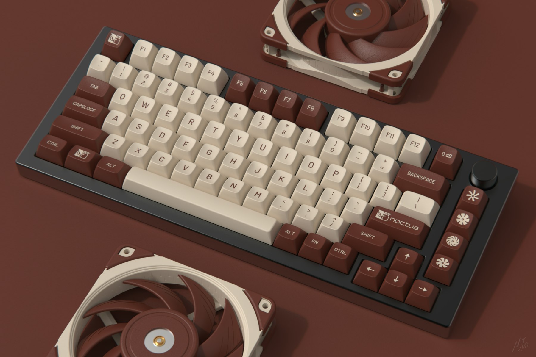 Drop + MiTo MT3 Noctua Keycap Set | Mechanical Keyboards | Keycaps ...