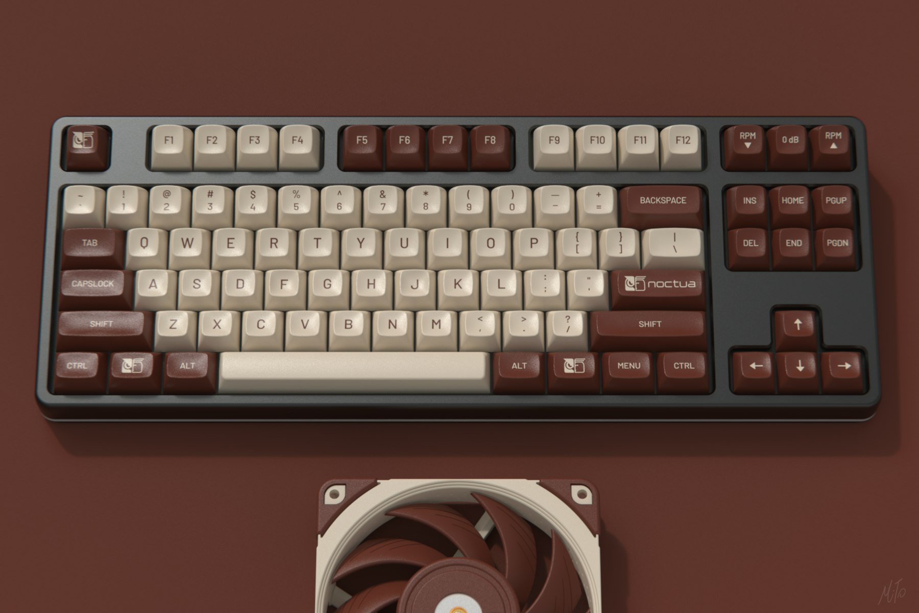 Drop + MiTo MT3 Noctua Keycap Set | Mechanical Keyboards | Keycaps ...