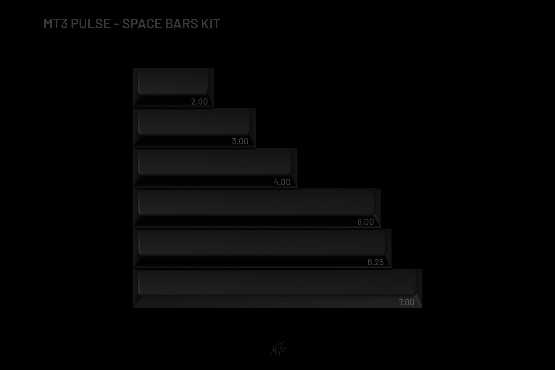 Drop + Mito MT3 Pulse Keycap Set - Extras Kit | Mechanical Keyboards ...