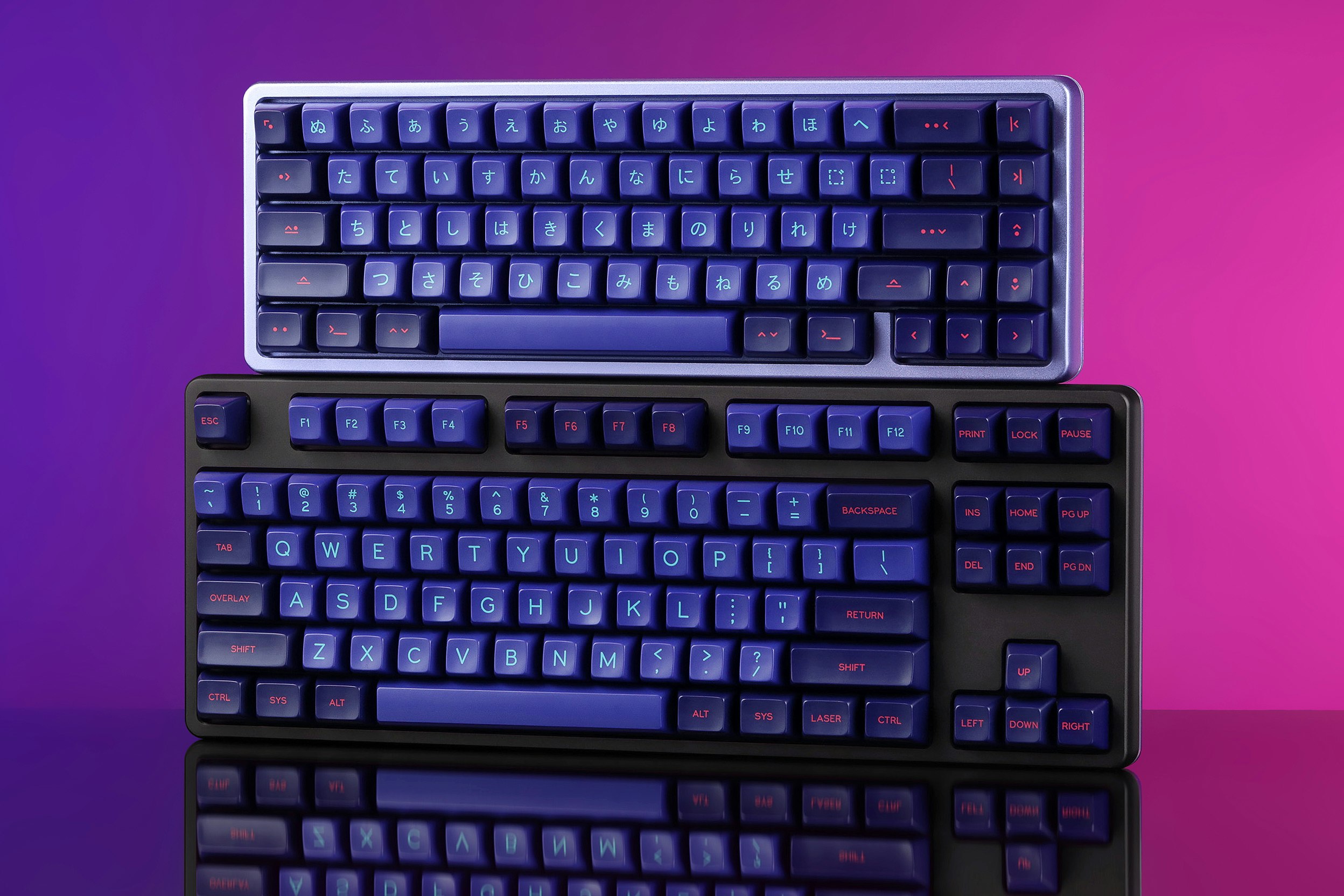 Drop + MiTo SA Laser Custom Keycap Set - Synthwave M170 | Mechanical ...