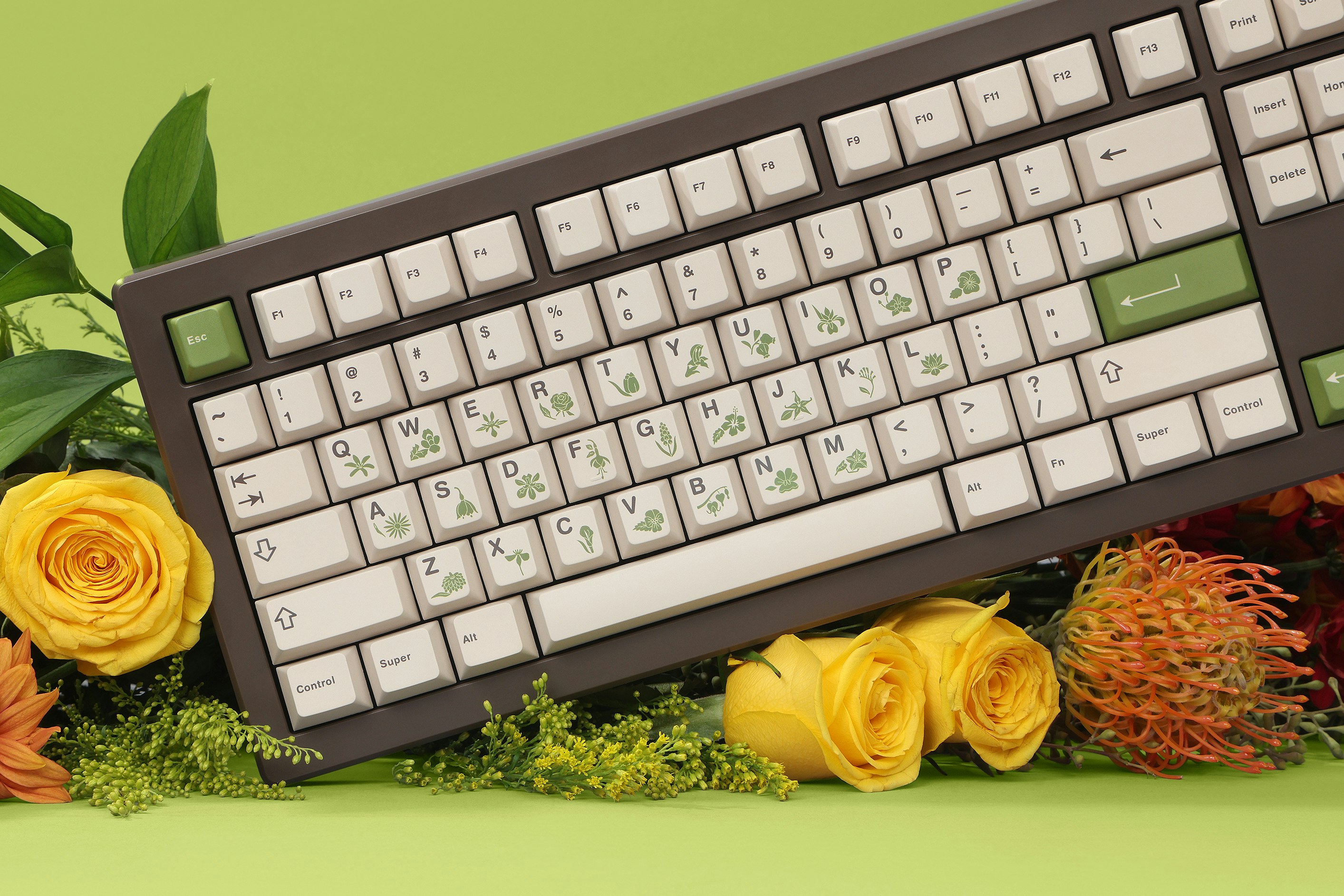 Drop + Mr. Bingo DCD Flower Journal Keycap Set | Mechanical Keyboards ...