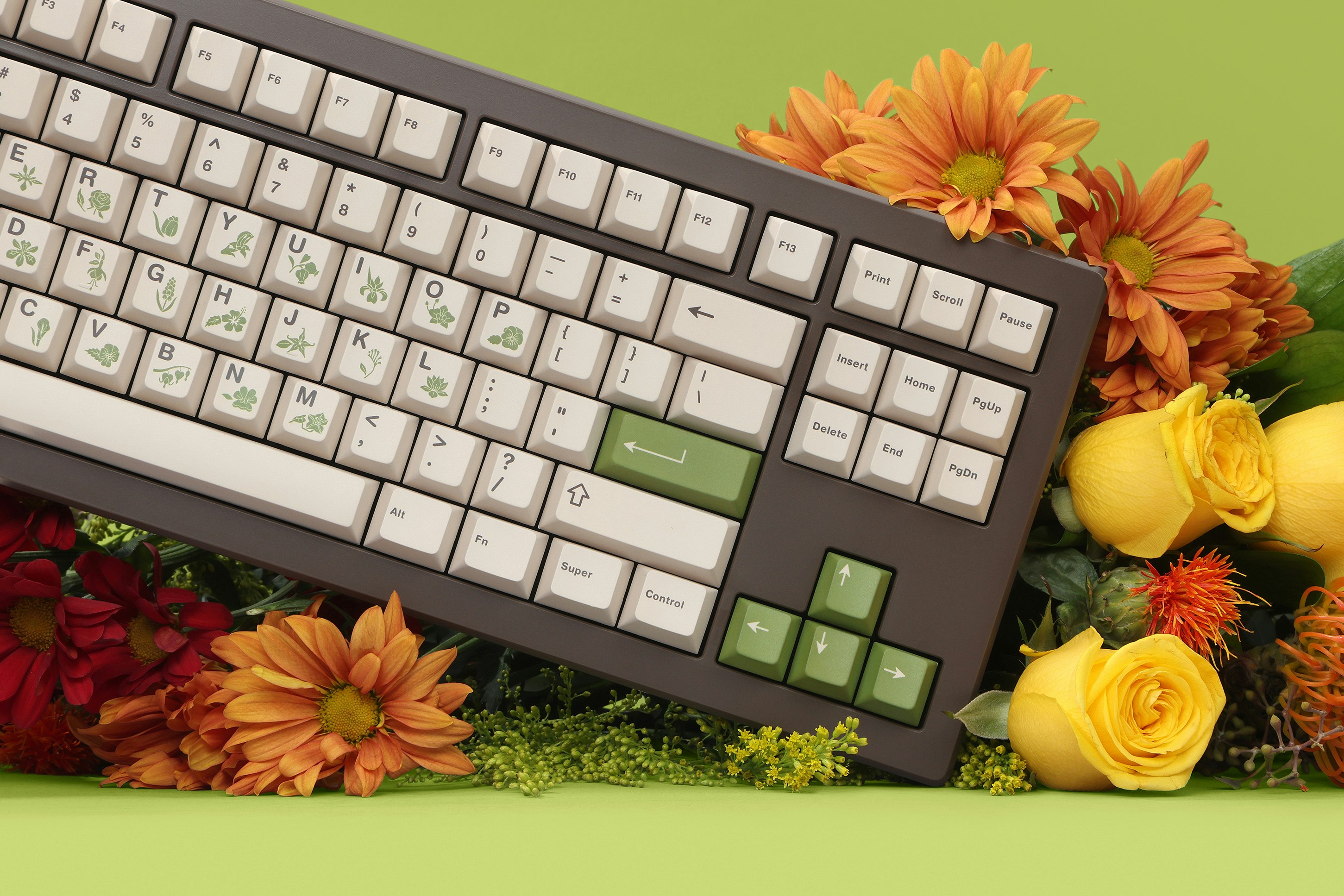 Drop + Mr. Bingo DCD Flower Journal Keycap Set | Mechanical Keyboards ...