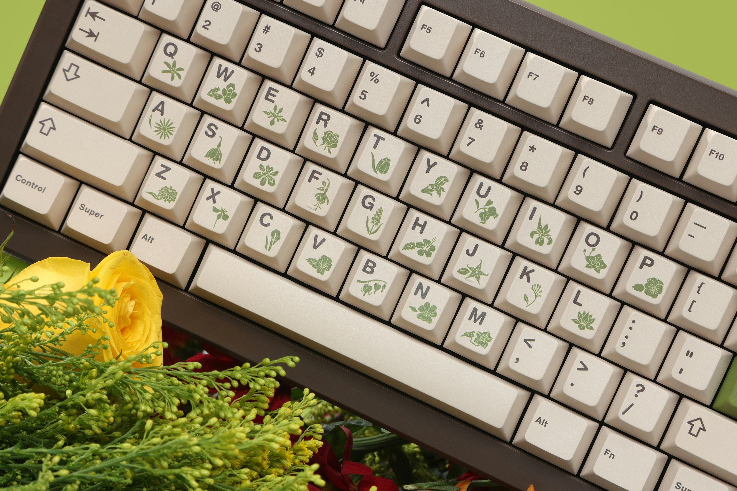 Drop + Mr. Bingo DCD Flower Journal Keycap Set | Mechanical Keyboards ...