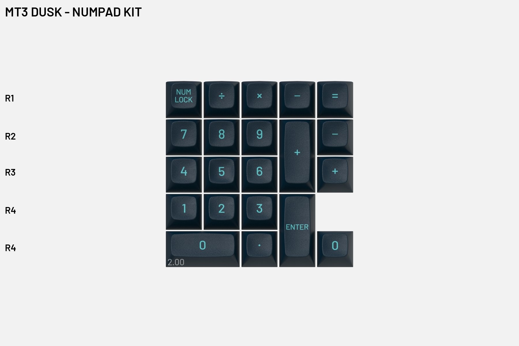 Drop MT3 Dusk Keycap Set | MT3 Profile Keycaps