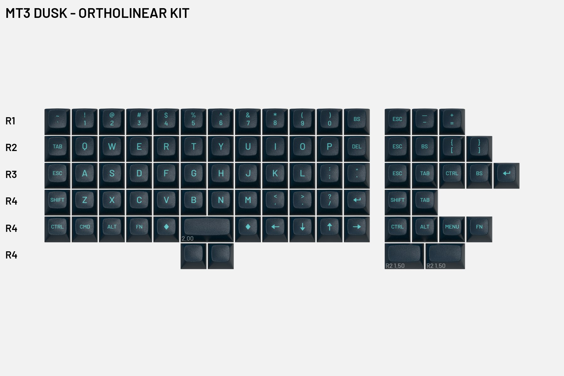 Drop MT3 Dusk Keycap Set | Mechanical Keyboards | Keycaps | Custom ...