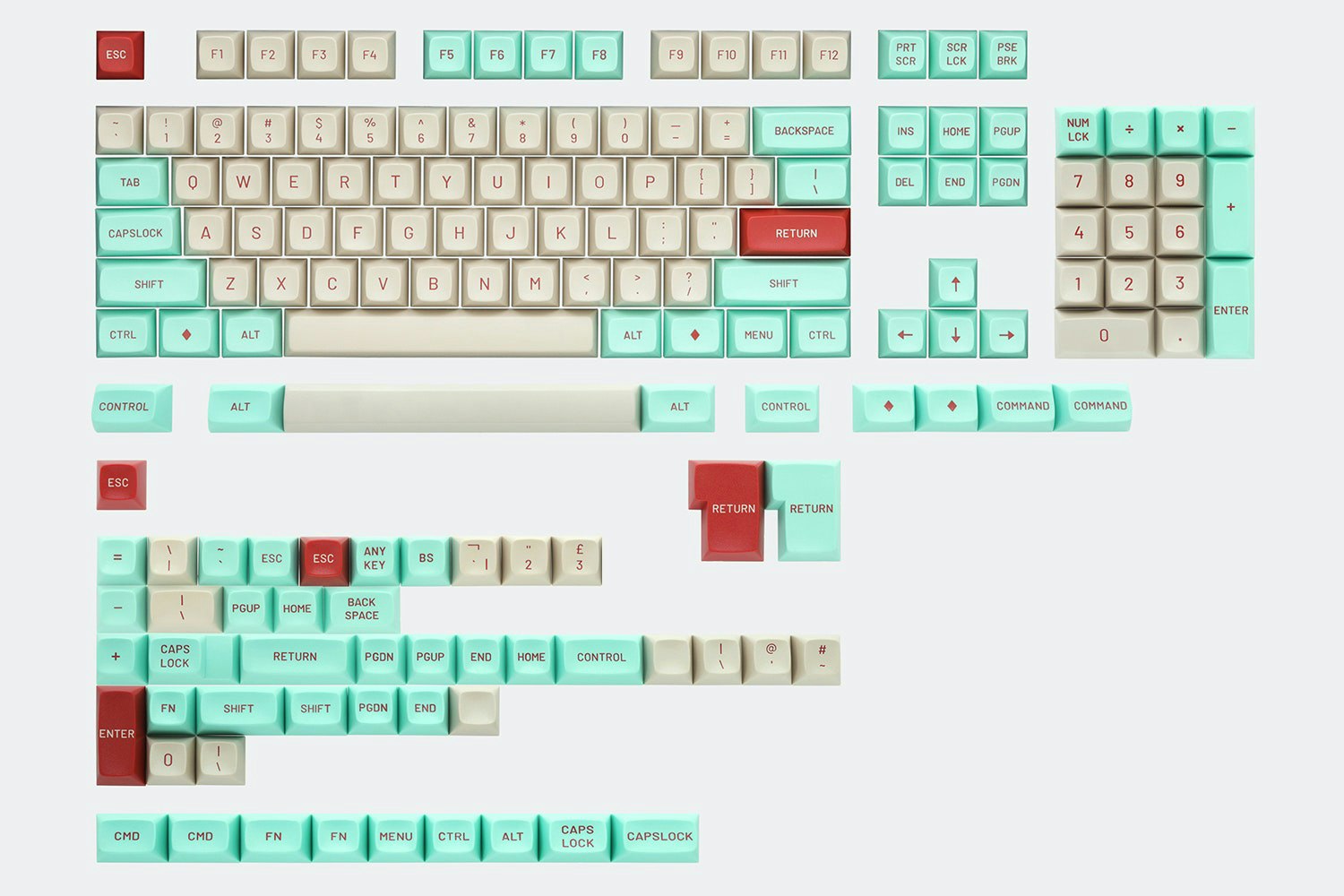 Drop MT3 Jukebox Keycap Set | Mechanical Keyboards | Keycaps | ABS ...