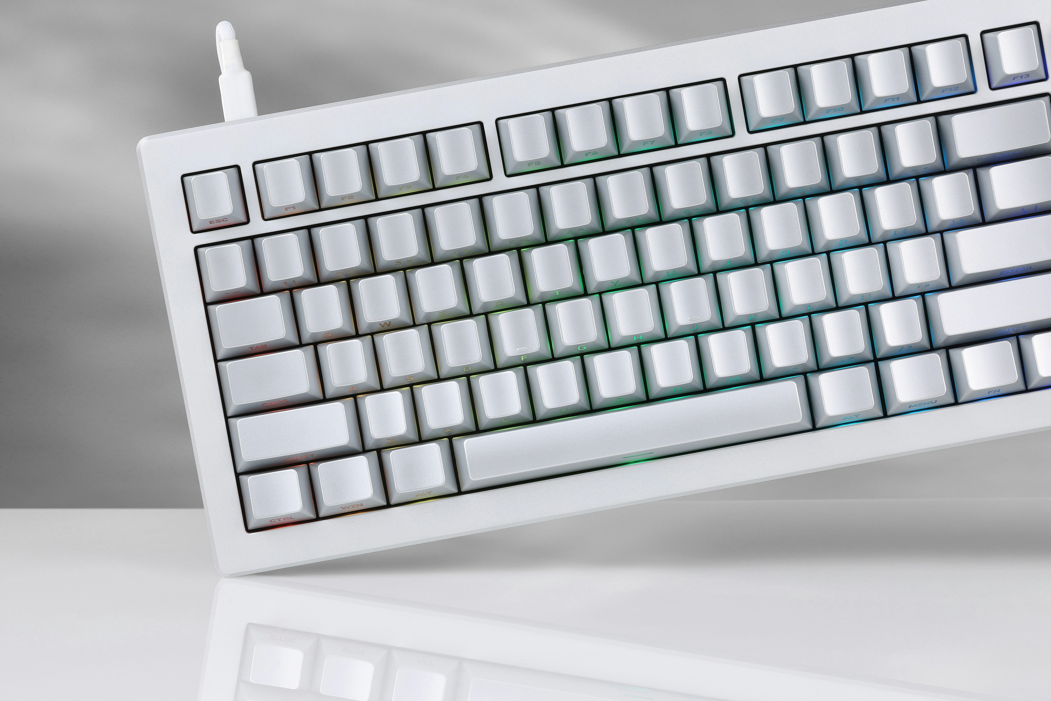 Drop Paragon Series Silver Keyboard | Mechanical Keyboards | TKL ...