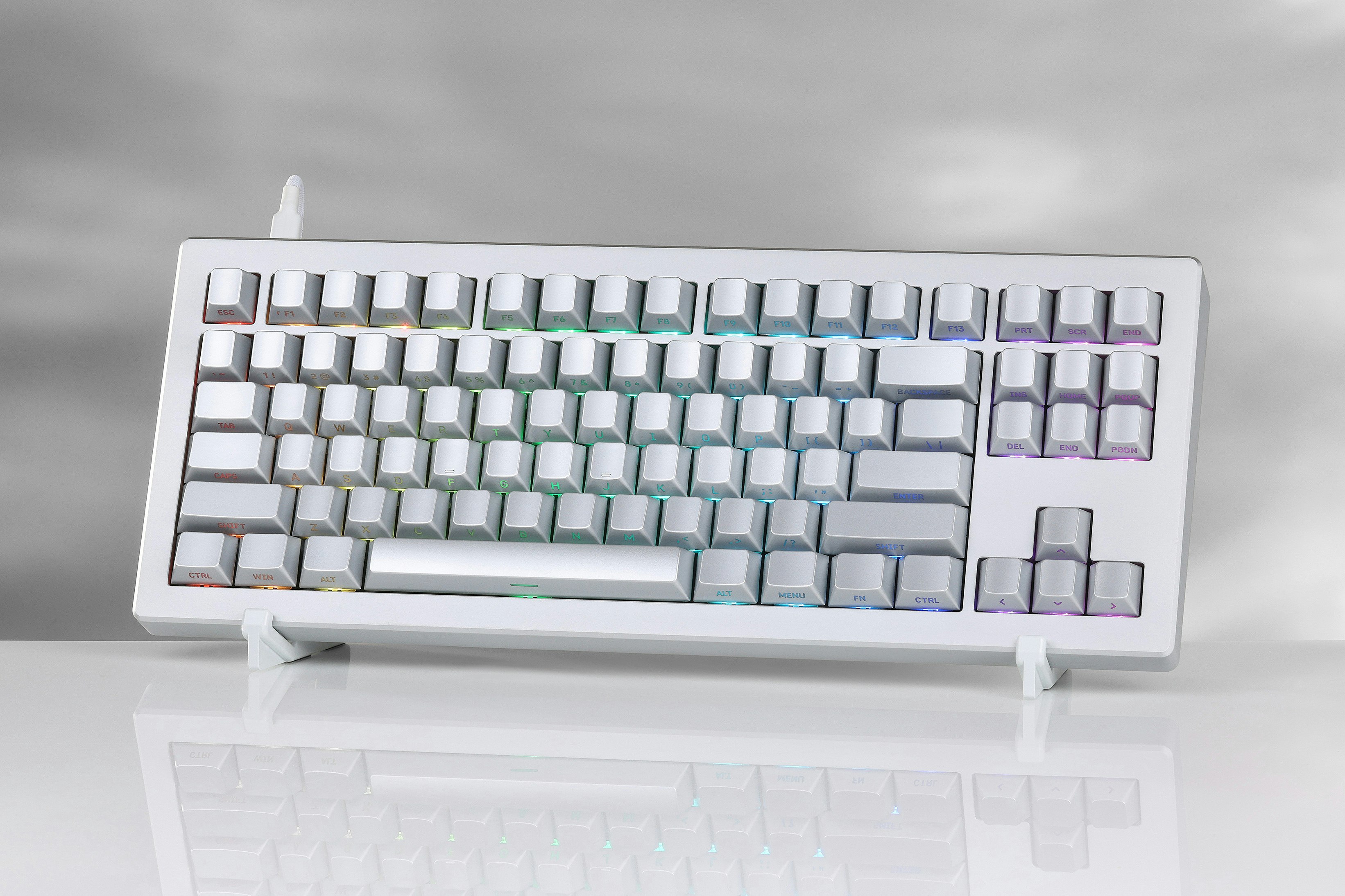 Drop Paragon Series Silver Keyboard | Mechanical Keyboards | TKL ...