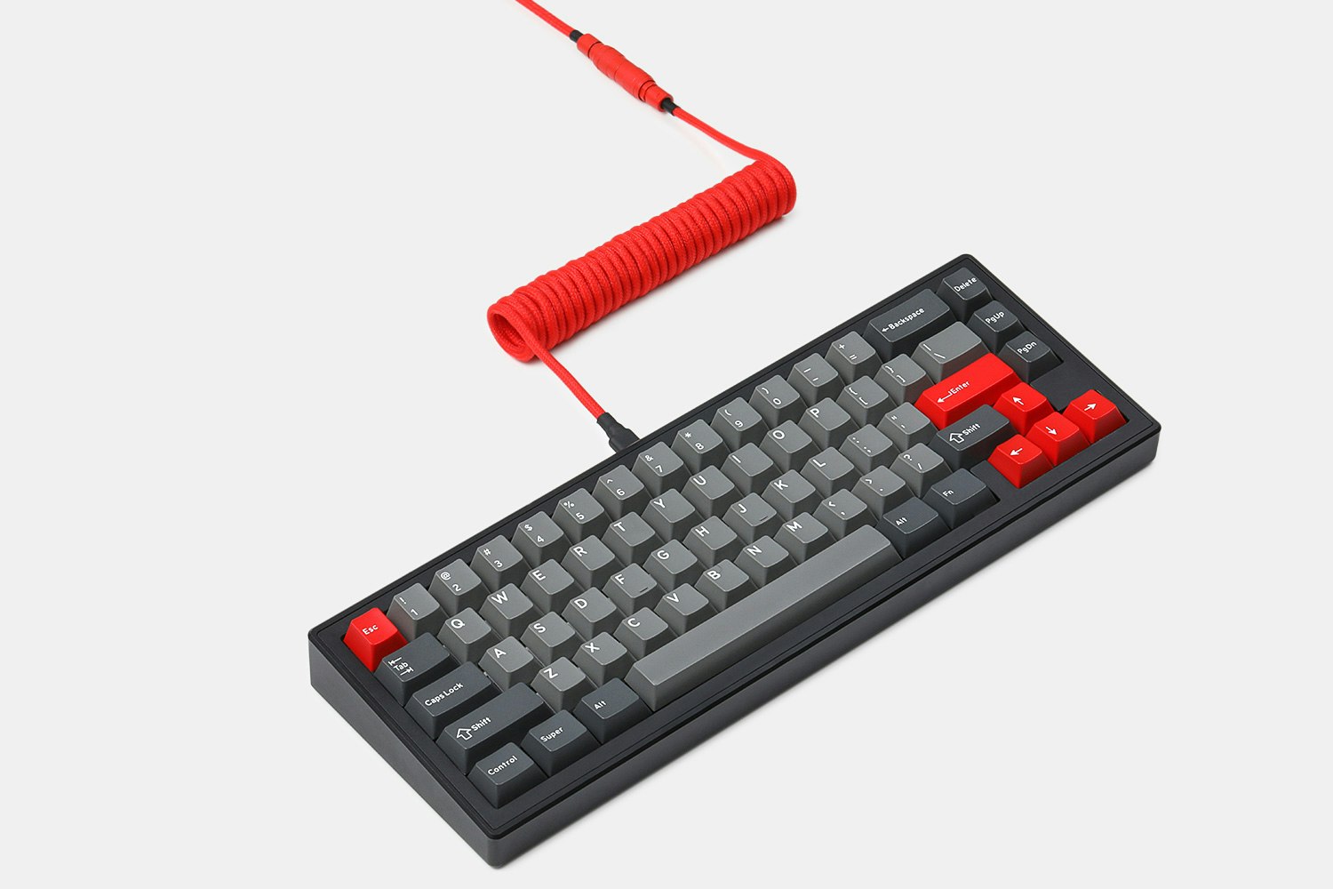 Drop Red Coiled YC8 Keyboard Cable | Mechanical Keyboards | Keyboard ...