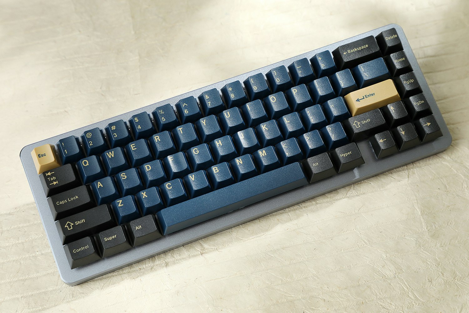 Drop + RedSuns GMK Blue Samurai Custom Keycap Set | Doubleshot ABS