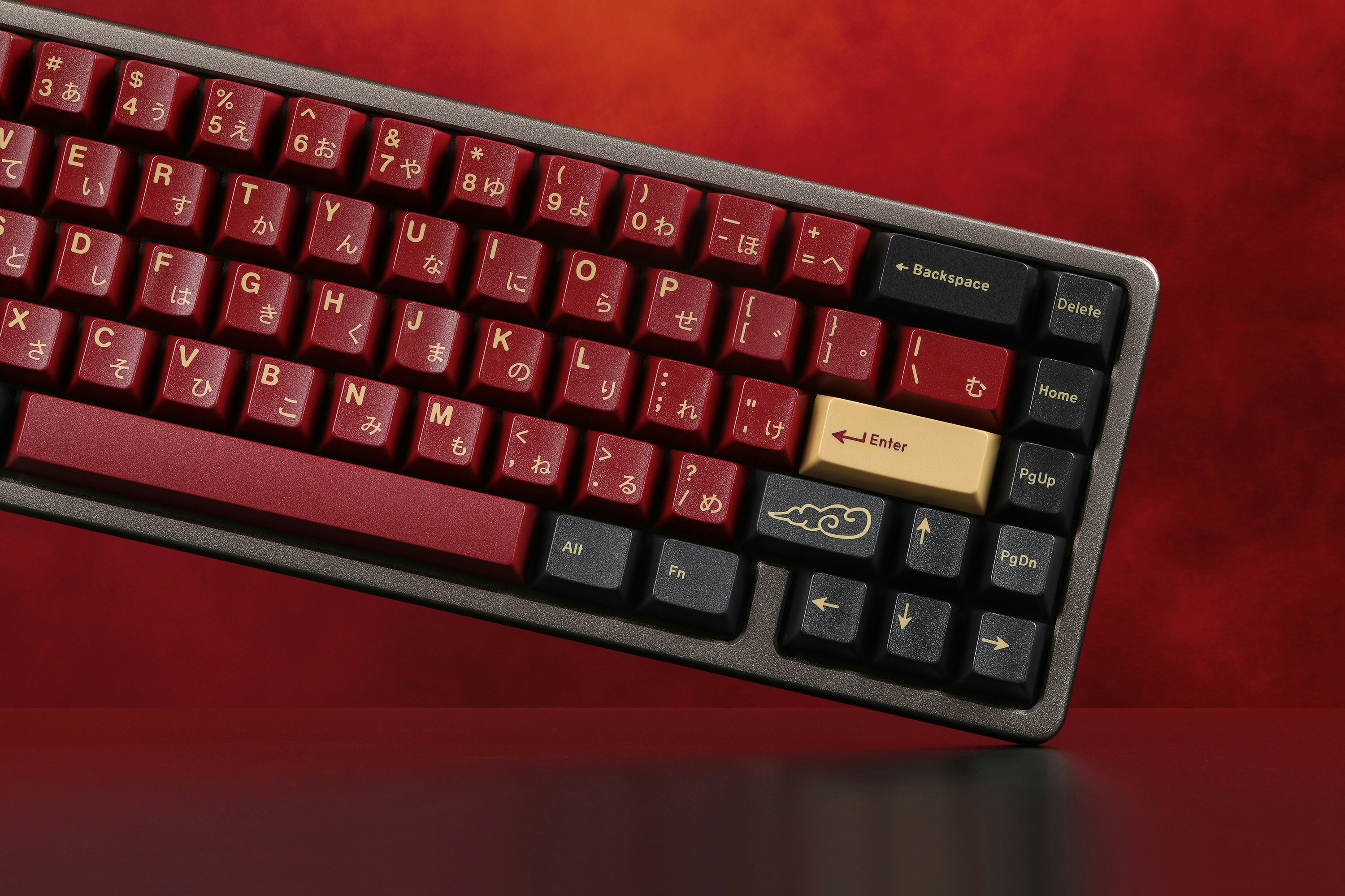 Drop + RedSuns GMK Red Samurai Custom Keycap Set | Doubleshot ABS ...