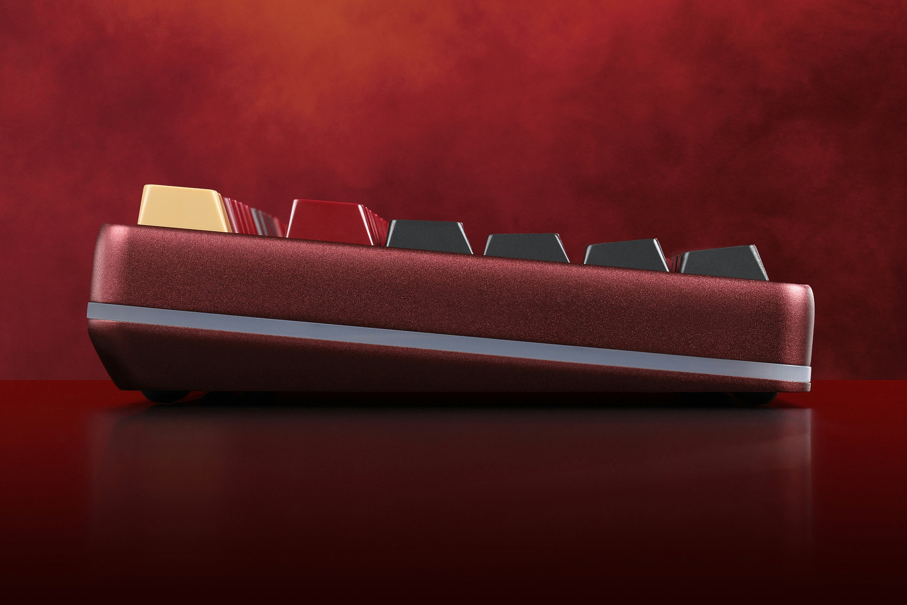 Drop + RedSuns GMK Red Samurai Custom Keycap Set | Doubleshot ABS ...