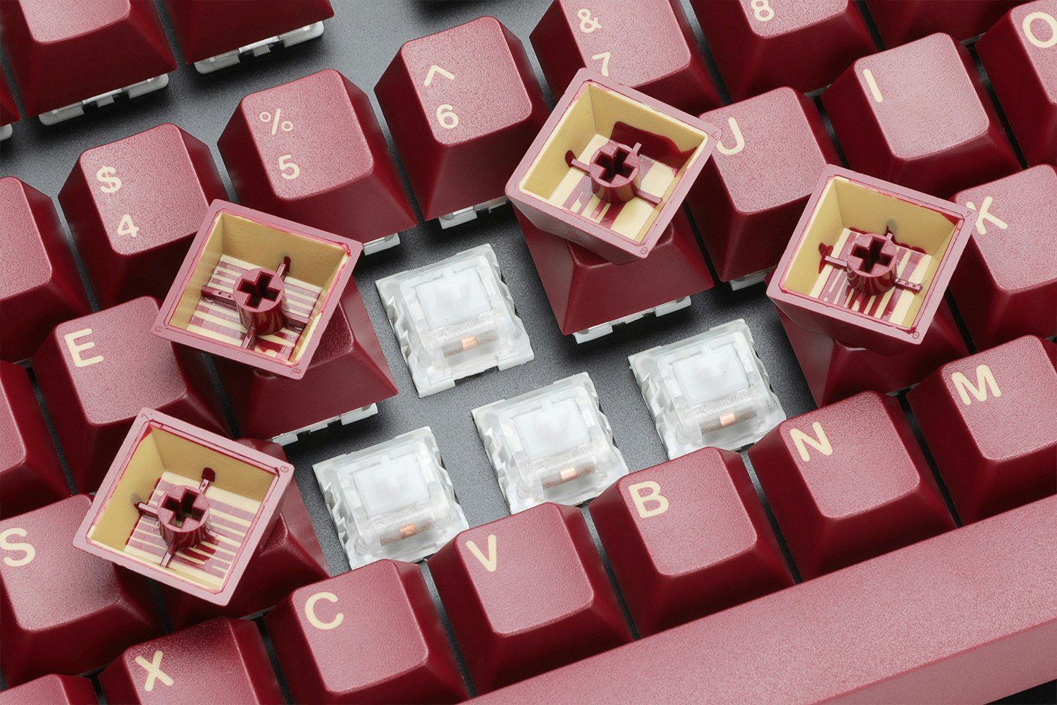 Drop + RedSuns GMK Red Samurai Custom Keycap Set | Doubleshot ABS ...