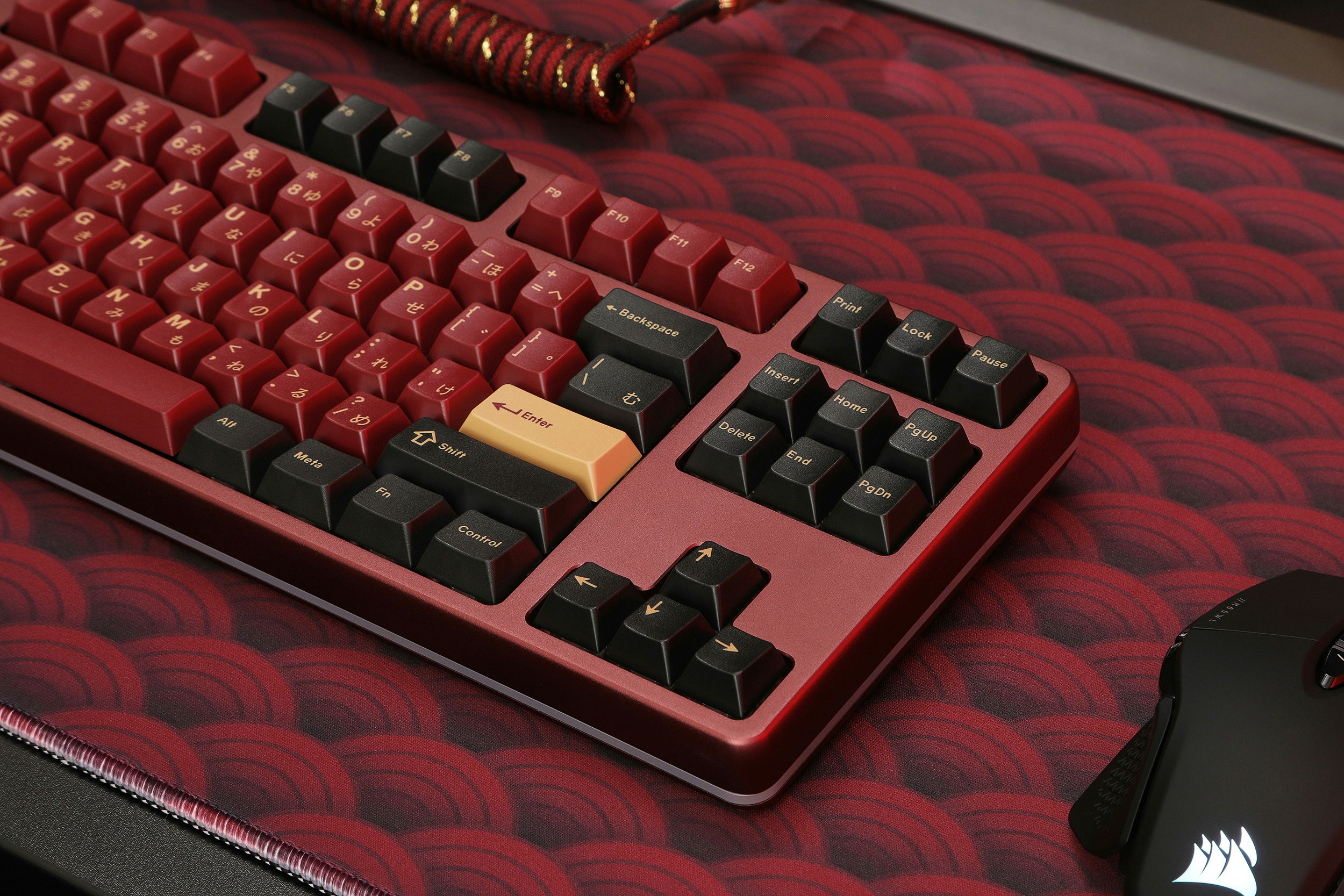 Drop + RedSuns GMK Red Samurai Custom Keycap Set | Doubleshot ABS ...