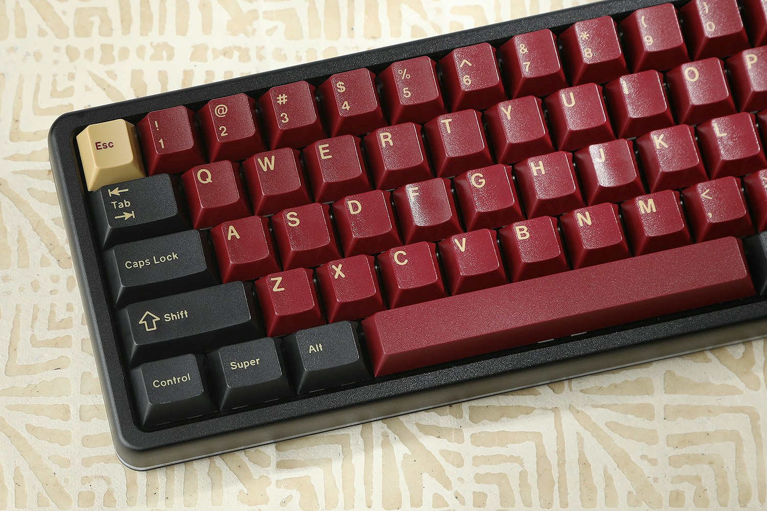Drop + RedSuns GMK Red Samurai Custom Keycap Set | Doubleshot ABS ...
