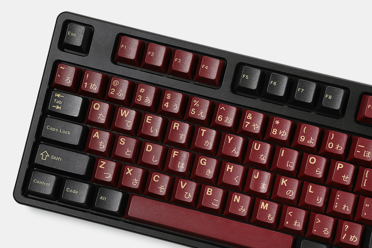 Drop + RedSuns GMK Red Samurai Keycap Set | Doubleshot ABS