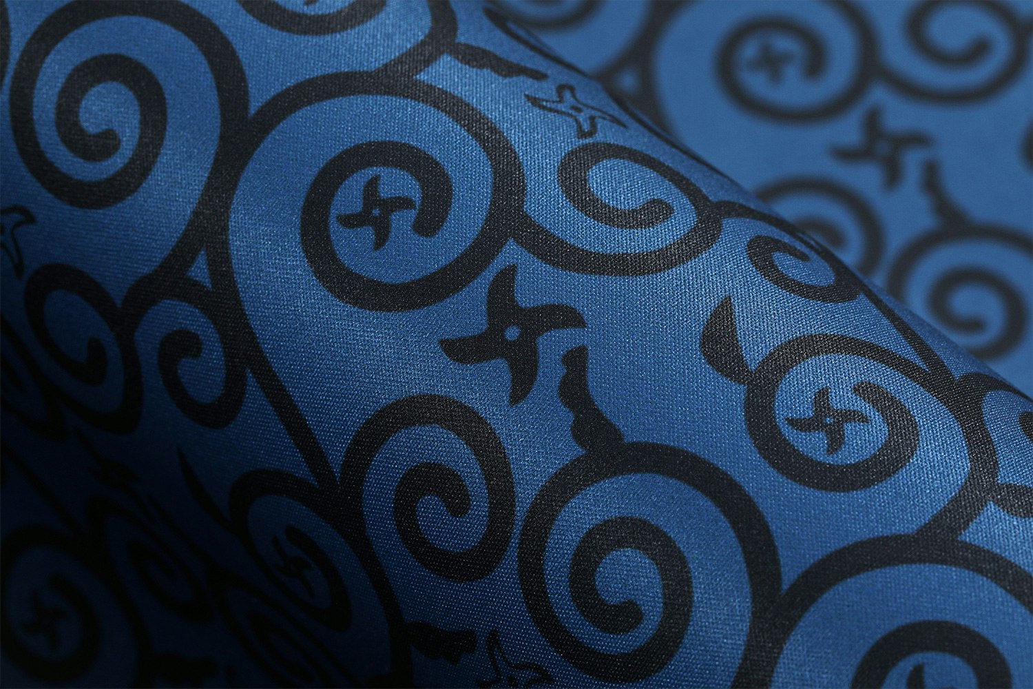 Drop + RedSuns Samurai Desk Mat - Seigaiha Blue | Battlestations | Desk ...