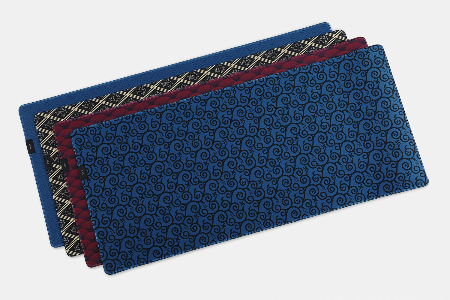 Drop + RedSuns Samurai Desk Mat - Karakusa Blue | Battlestations | Desk ...