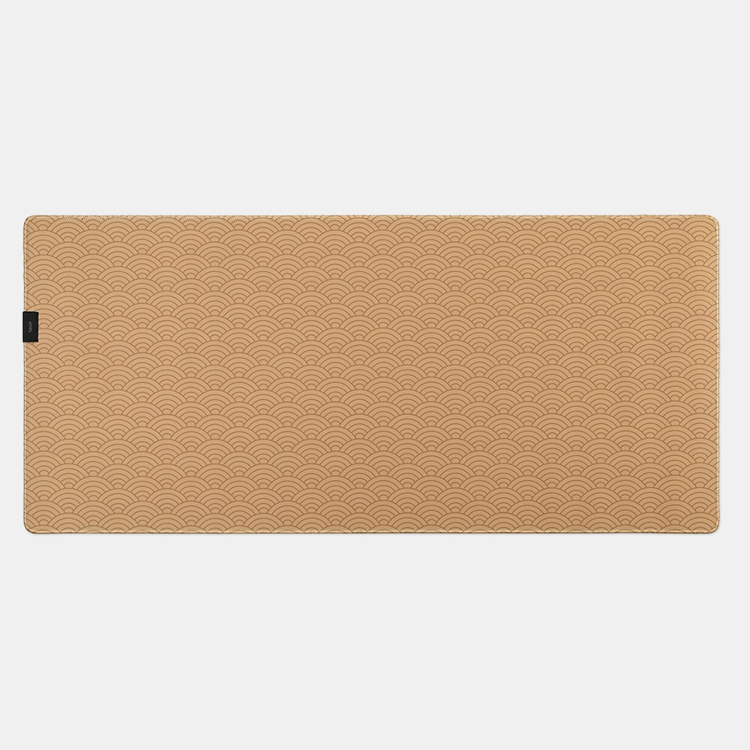 Drop Golden Seigaiha Desk Mat Details | Battlestations | Desk Mats ...