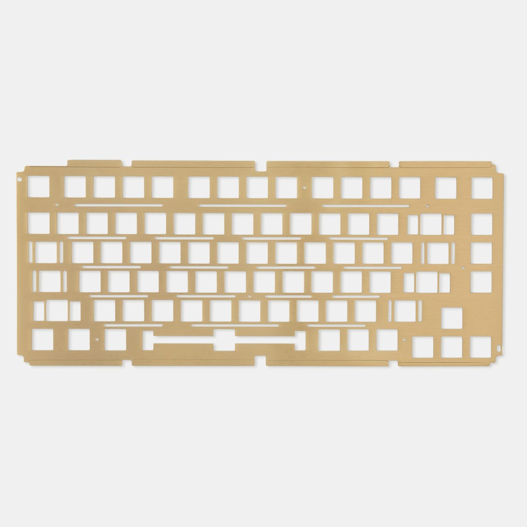 Drop SENSE75 Brass Plate | Mechanical Keyboards | Components Mechanical ...