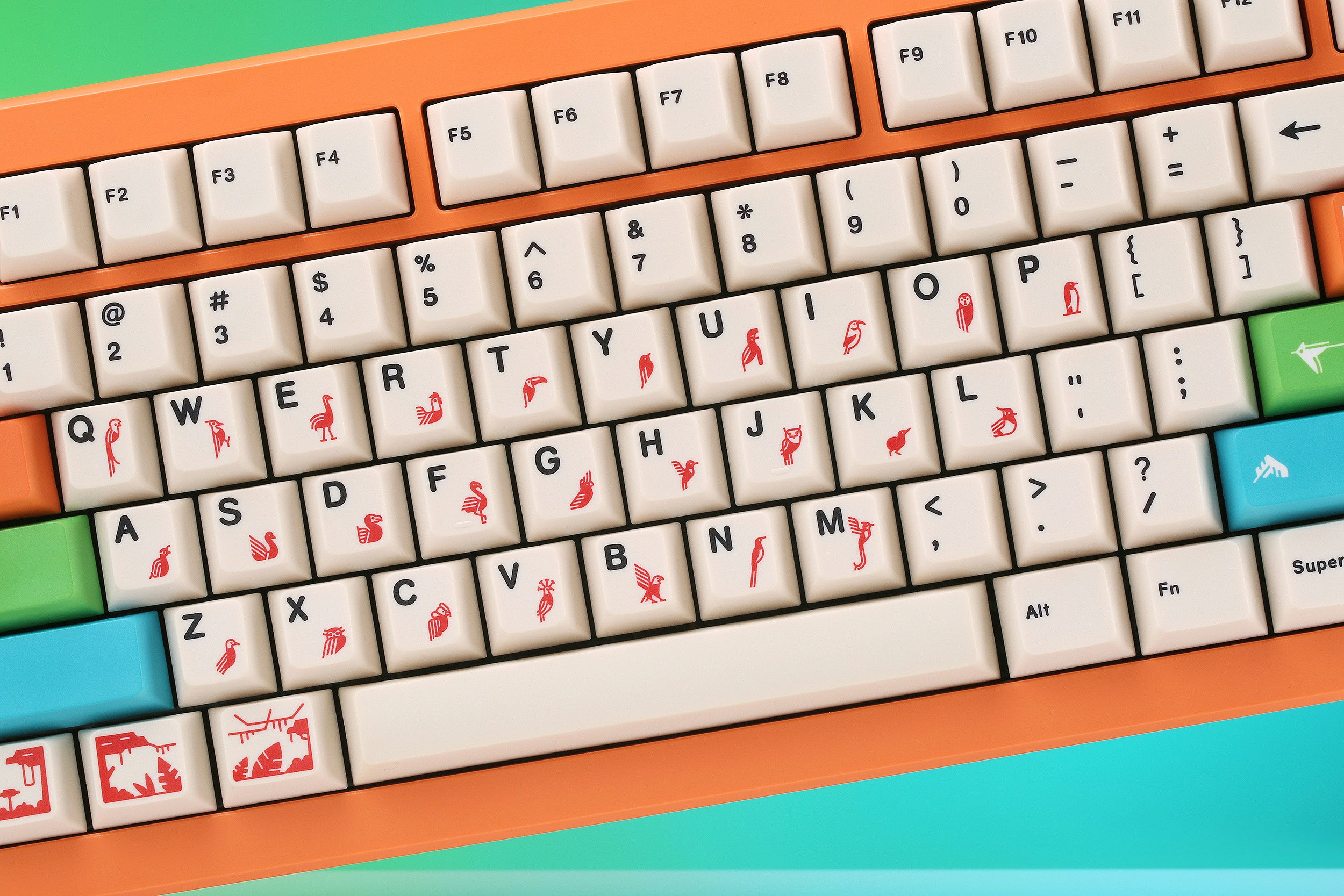 Drop Signature Series Bird Jungle Keyboard | Mechanical Keyboards ...