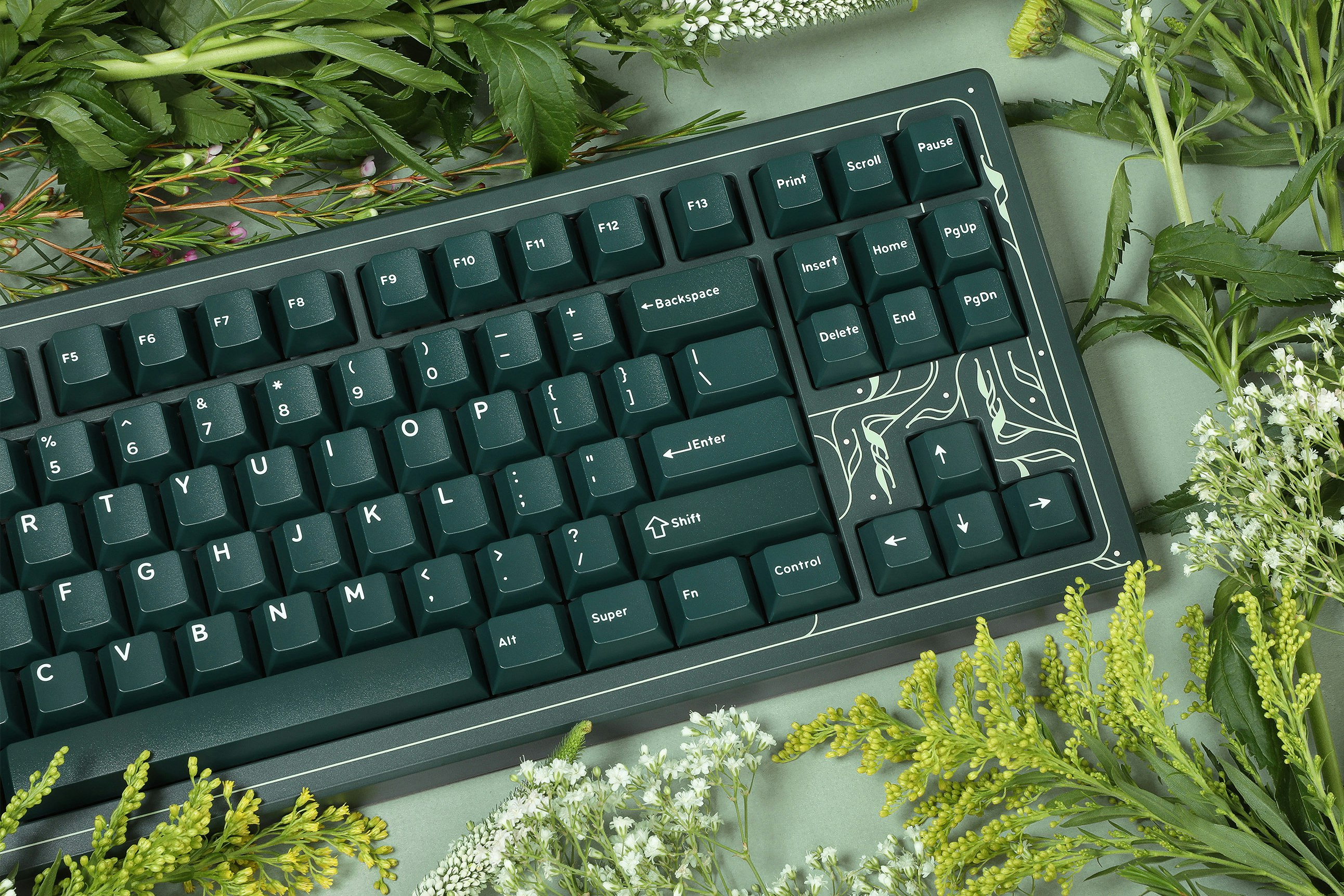 Drop Signature Series Emerald Garden Keyboard | Mechanical Keyboards ...