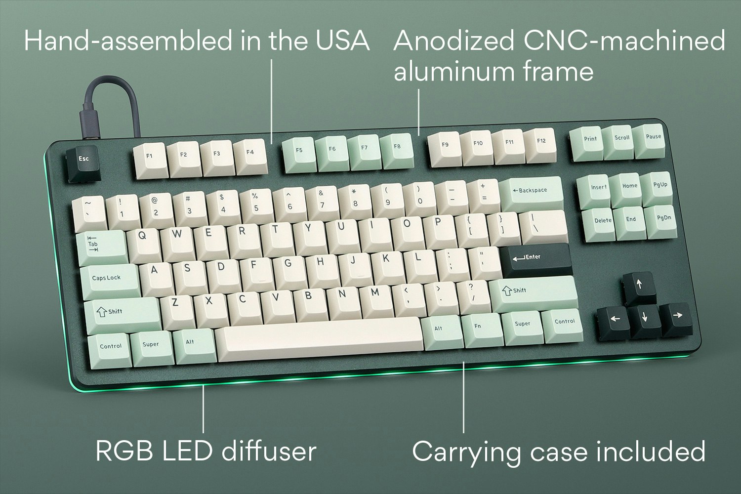 Drop Signature Series Jasmine Forest Keyboard | Mechanical Keyboards ...