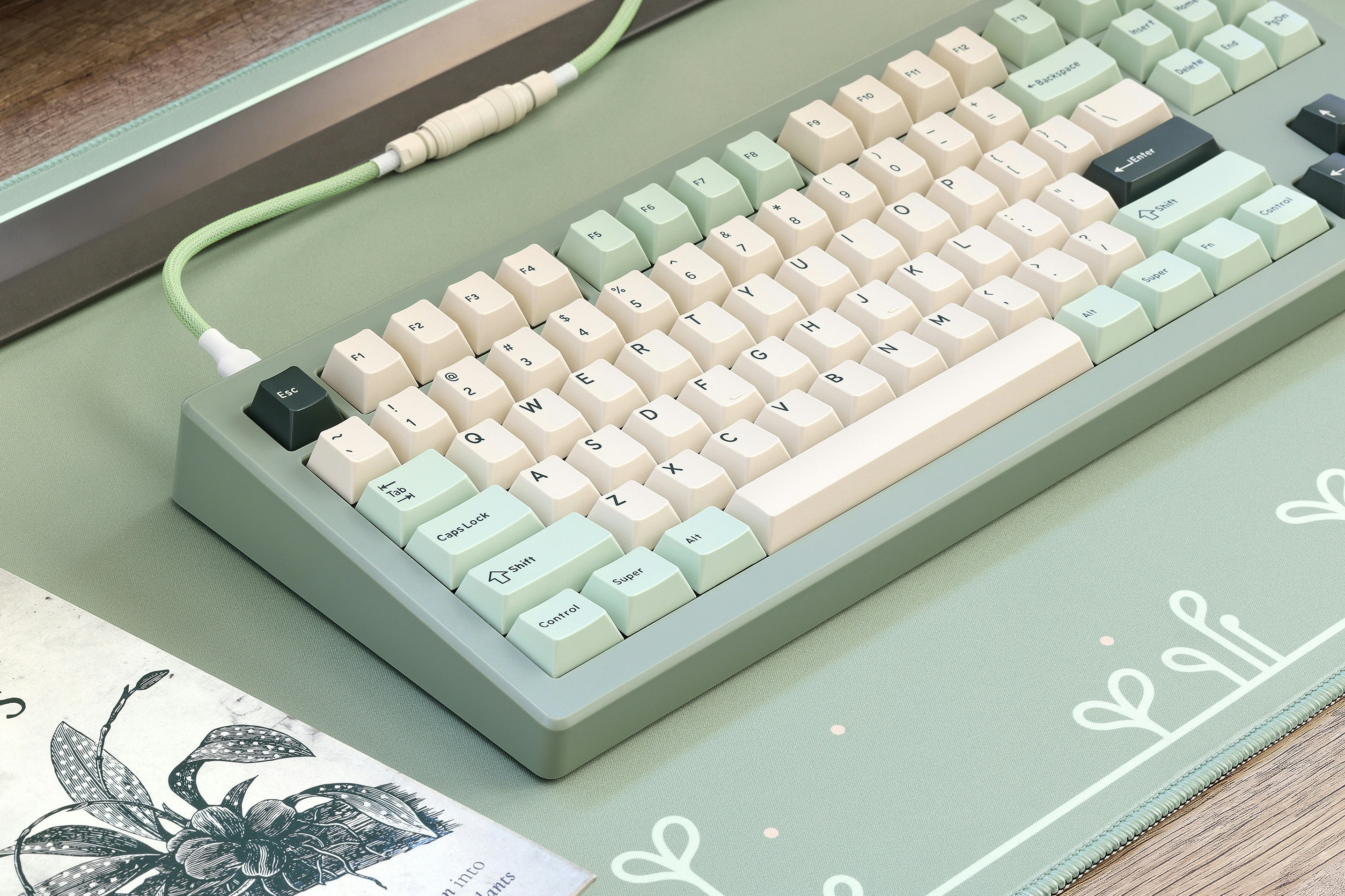 Drop Signature Series Ryokucha Keyboard | Mechanical Keyboards | TKL ...