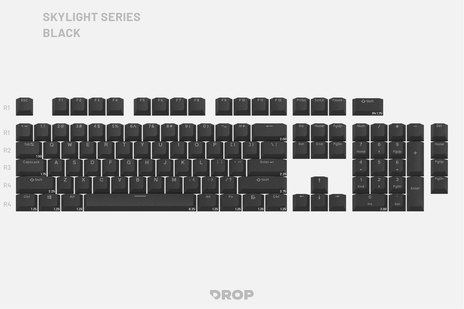 Drop ENTR Mechanical Keyboard | TKL | LED Backlit | USB-C