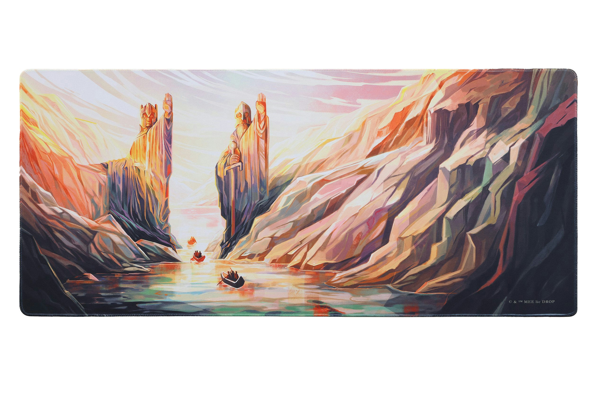 Drop + The Lord of the Rings™ Argonath Desk Mat | Battlestations | Desk ...