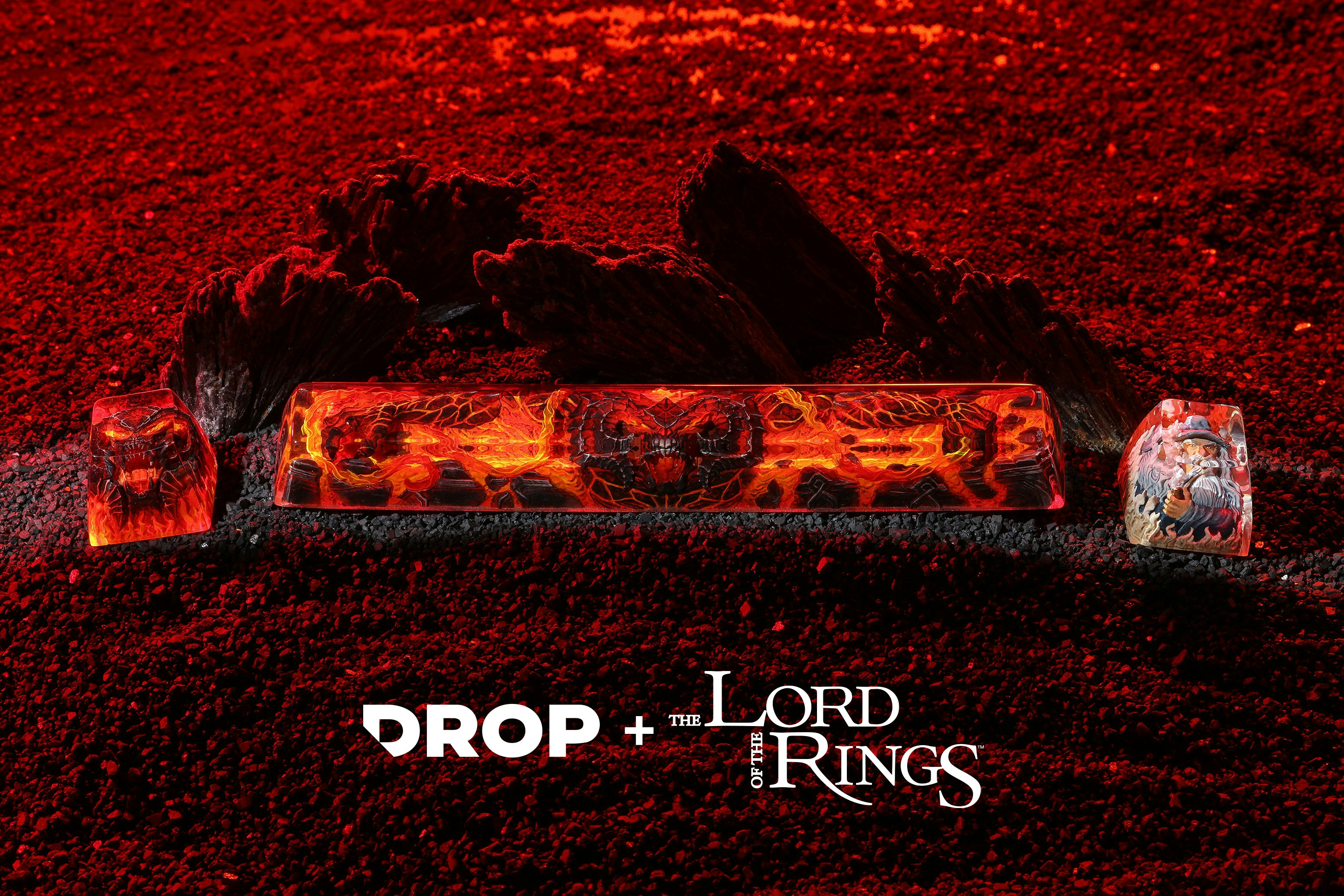 Drop + The Lord of the Rings™ Balrog and Mithrandir Artisan Keycap and ...