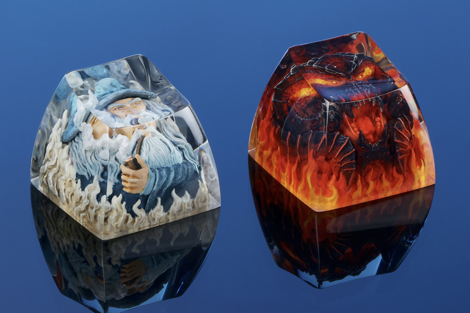 Drop + The Lord of the Rings™ Balrog and Mithrandir Artisan Keycap and ...