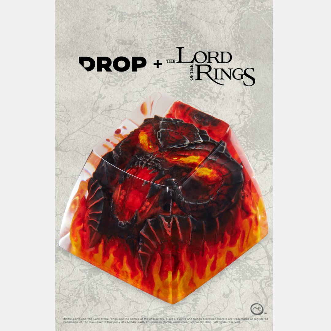 Drop + The Lord of the Rings™ Balrog and Mithrandir Artisan Keycap and ...
