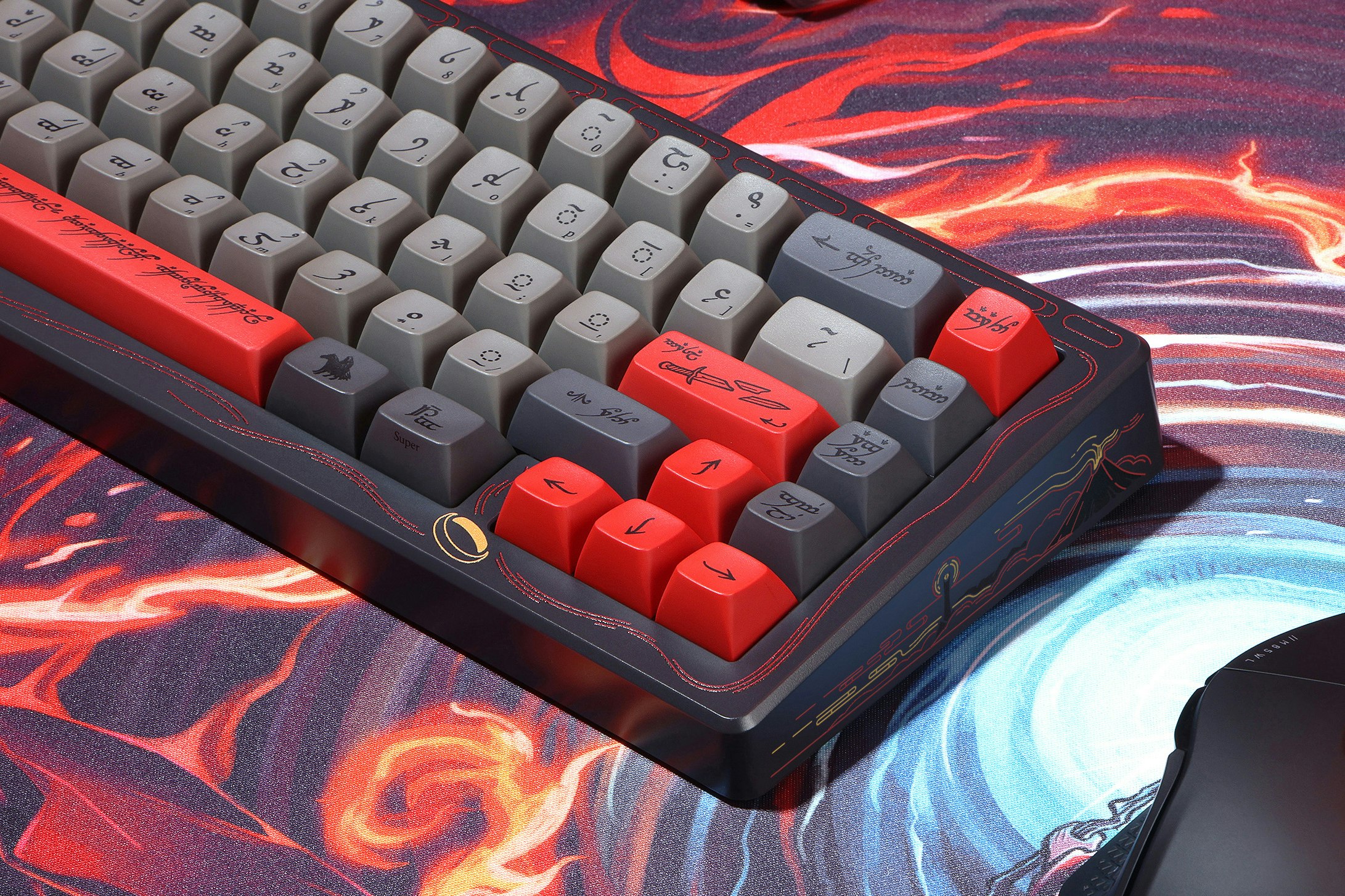 Drop + The Lord of the Rings™ Black Speech™ CSTM65 Keyboard ...