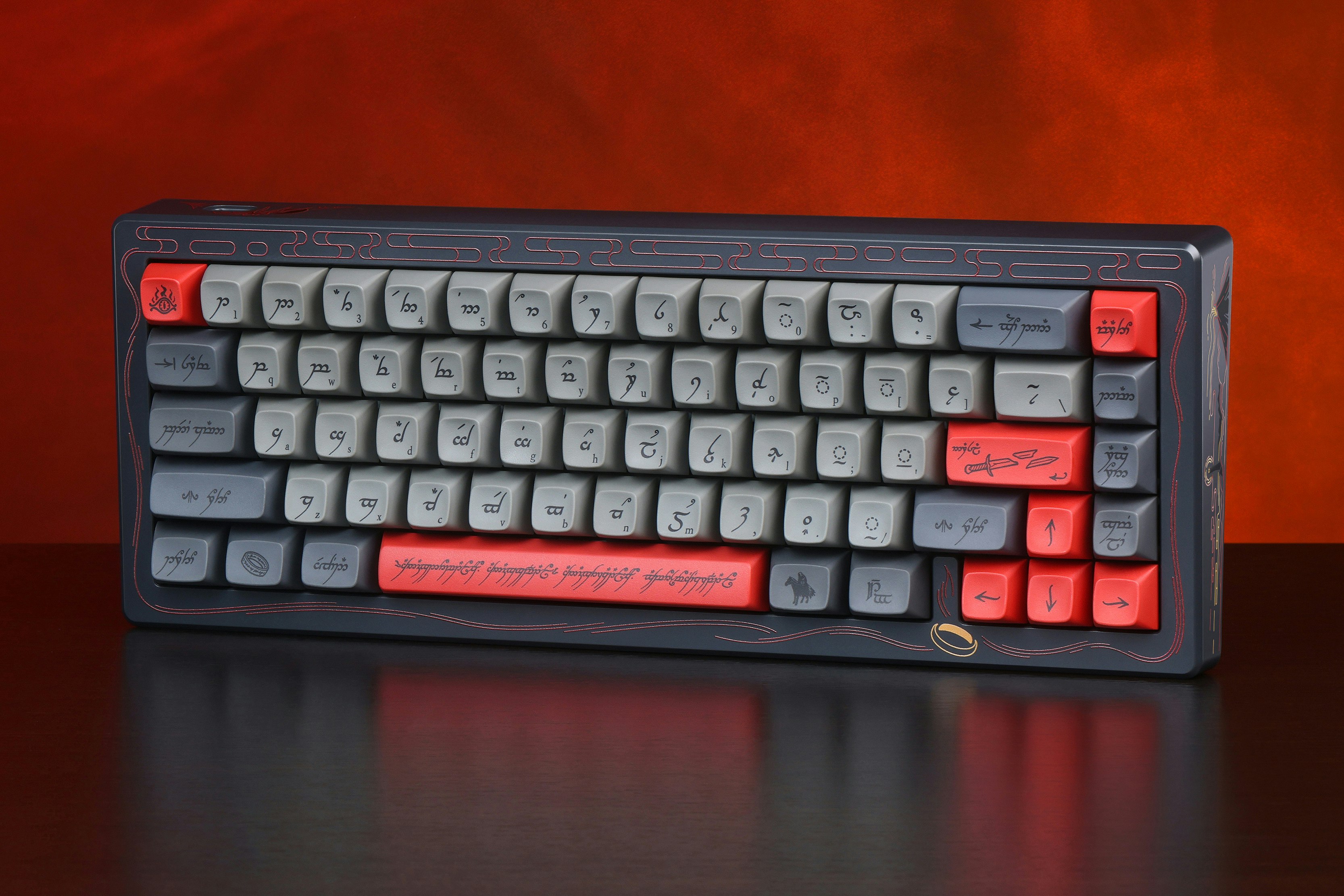Drop + The Lord of the Rings™ Black Speech™ CSTM65 Keyboard ...