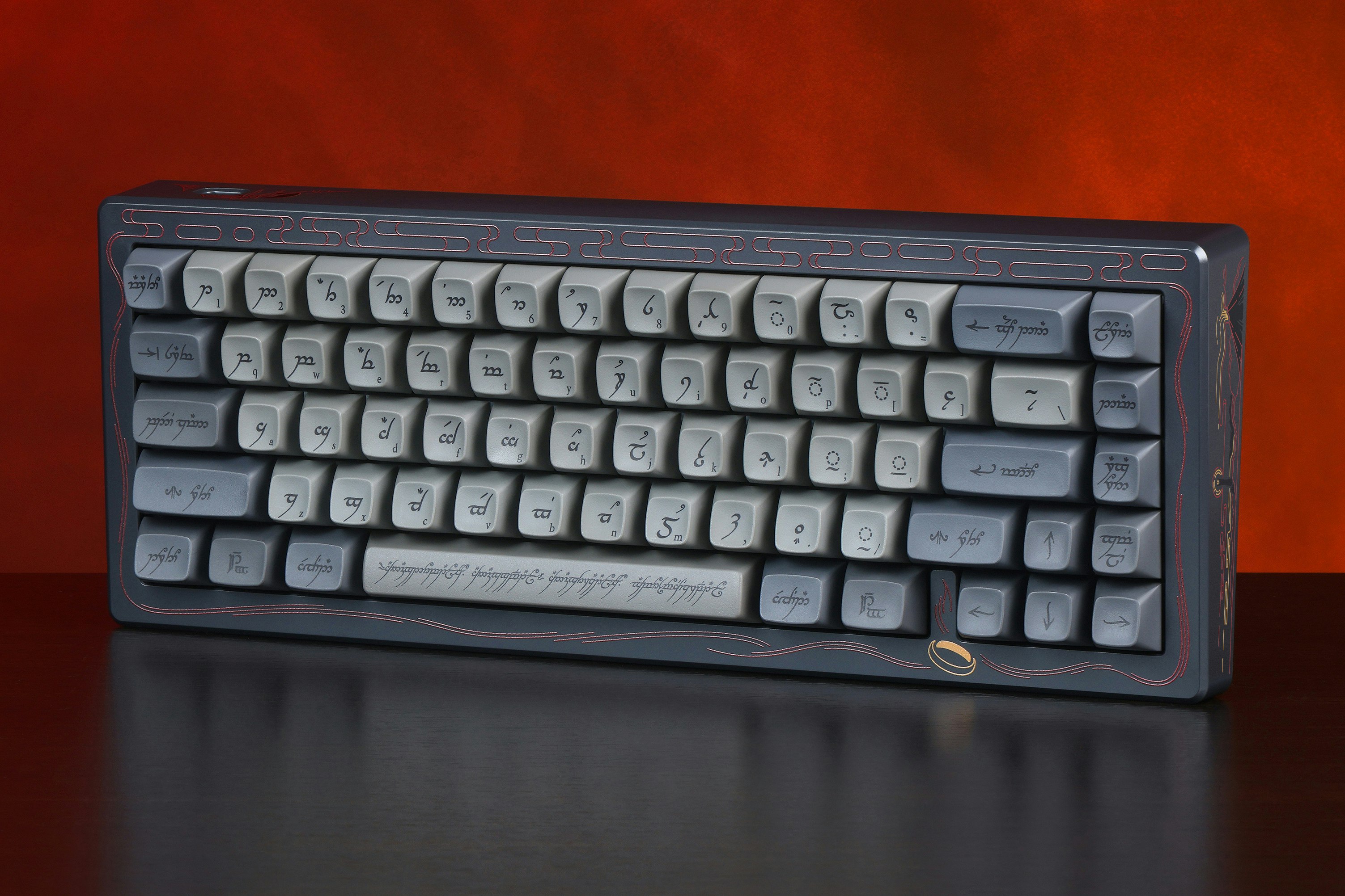 Drop + The Lord of the Rings™ Black Speech™ CSTM65 Keyboard ...