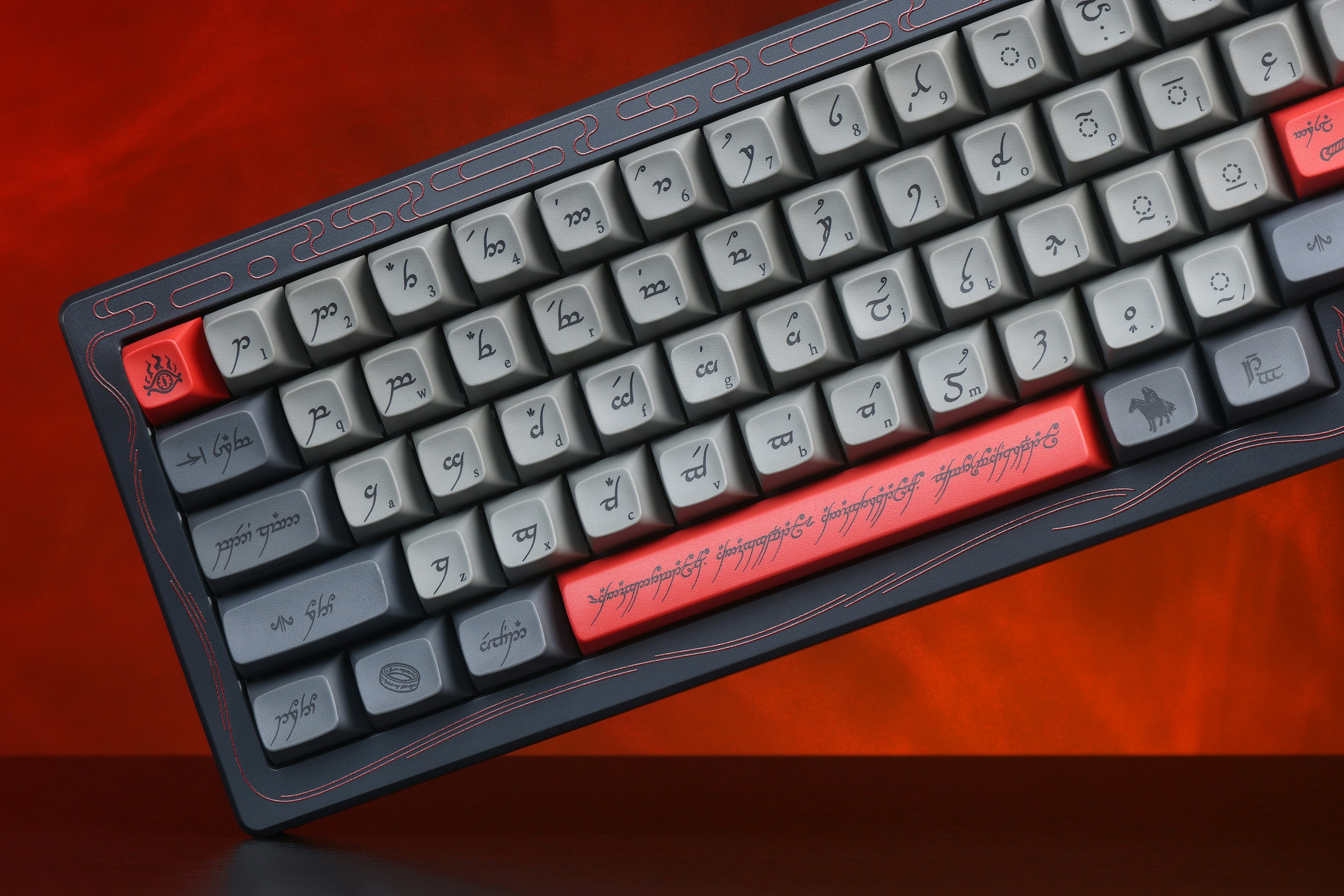 Drop + The Lord of the Rings™ Black Speech™ CSTM65 Keyboard ...