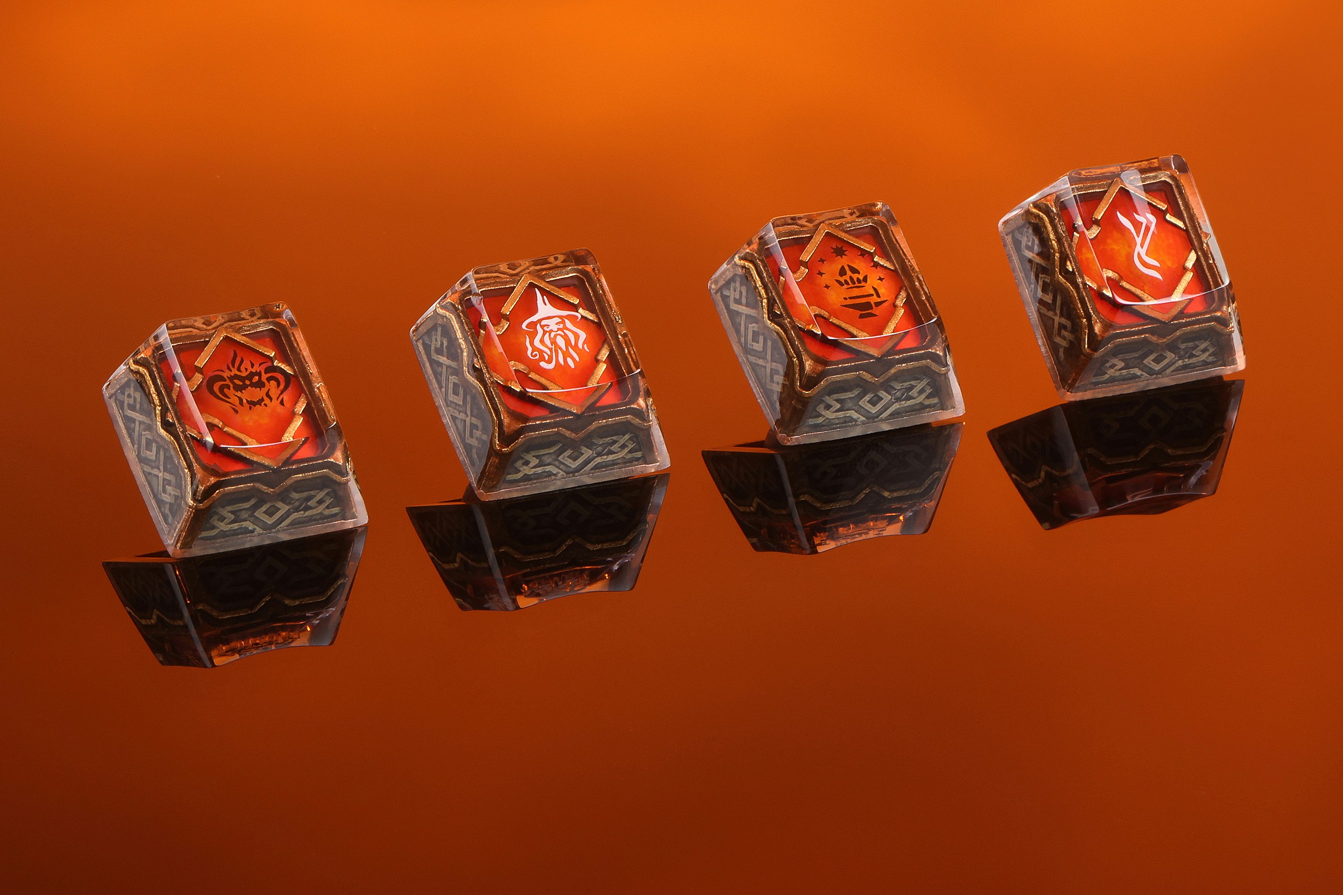 Drop + The Lord of the Rings™ Into the Fire Artisan Keycap | Mechanical ...