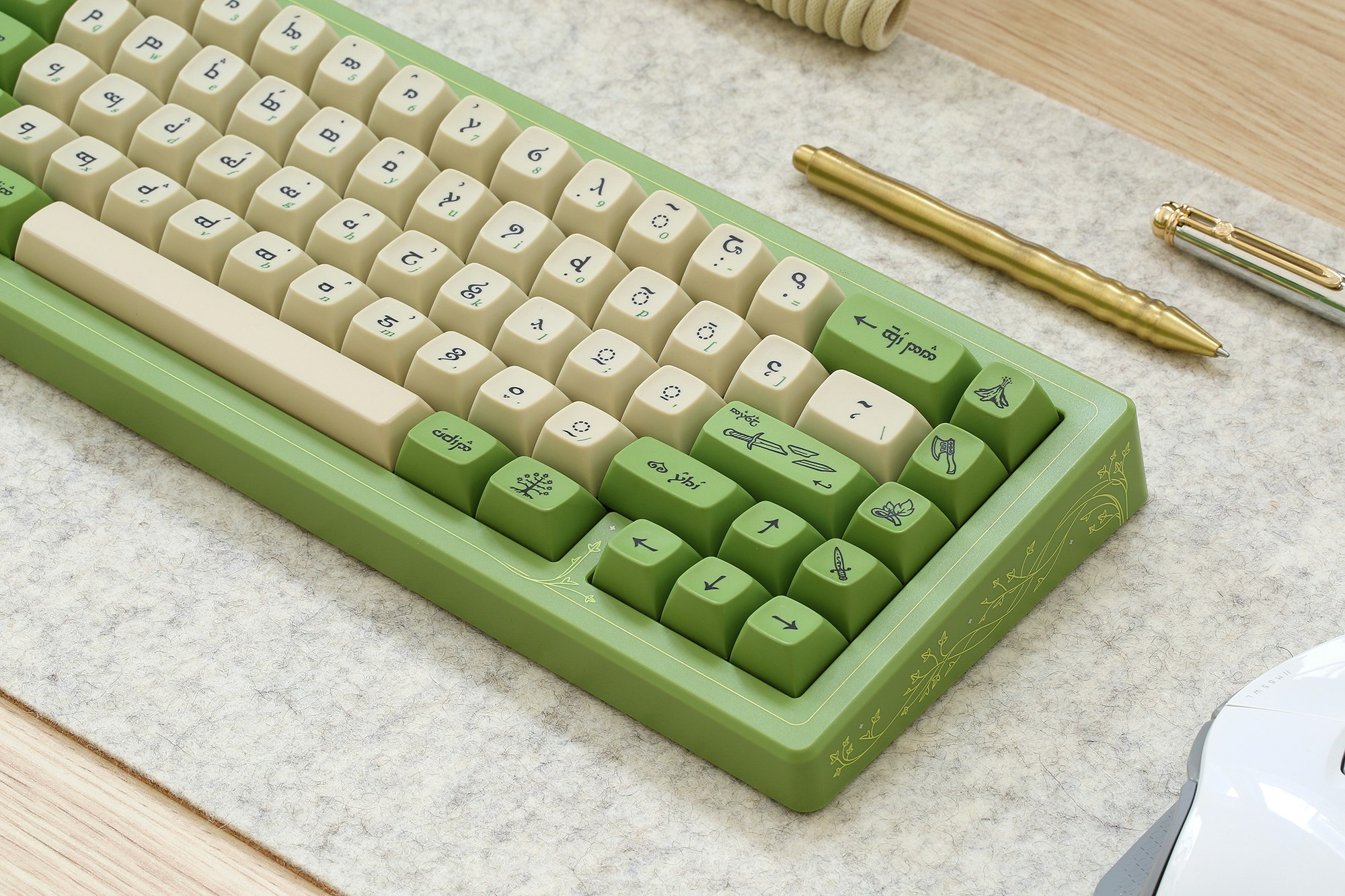 Drop + The Lord of the Rings™ Elven CSTM65 Keyboard | Mechanical ...