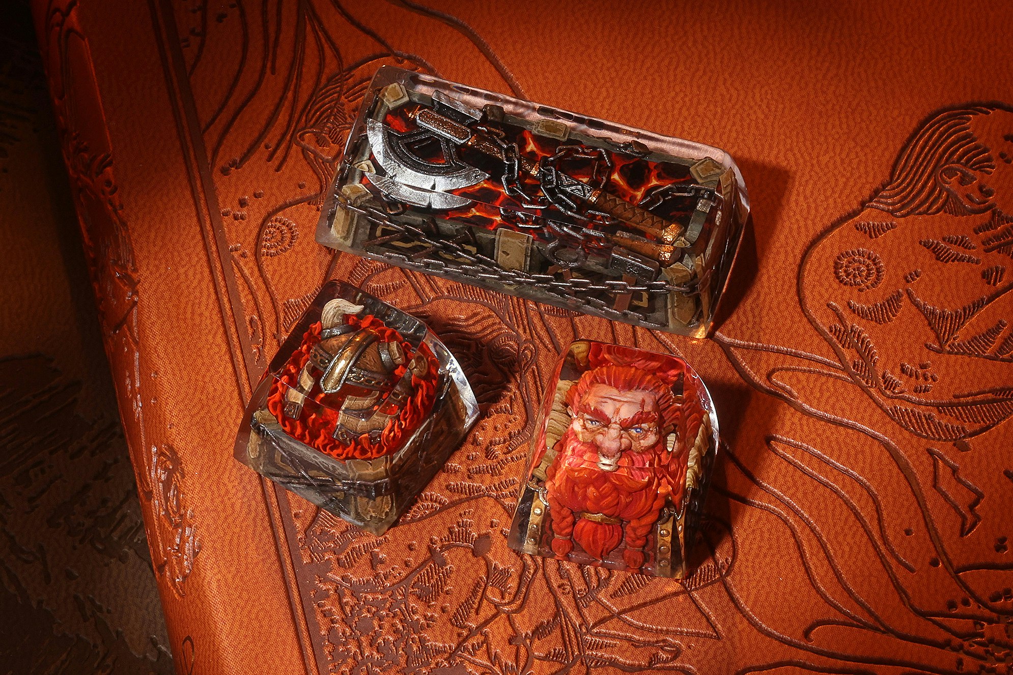 Drop + The Lord of the Rings™ Dwarven Artisan Keycap - Durin's Axe ...