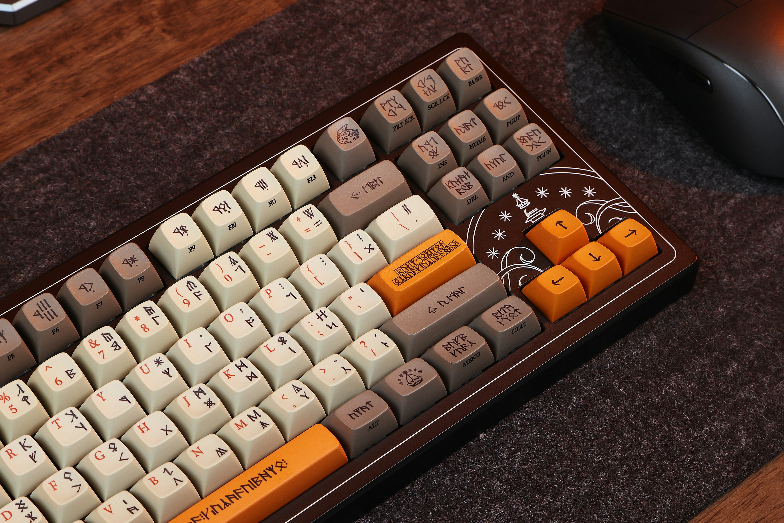 Drop + The Lord of the Rings™ Dwarven CSTM Decorative Case | Mechanical ...