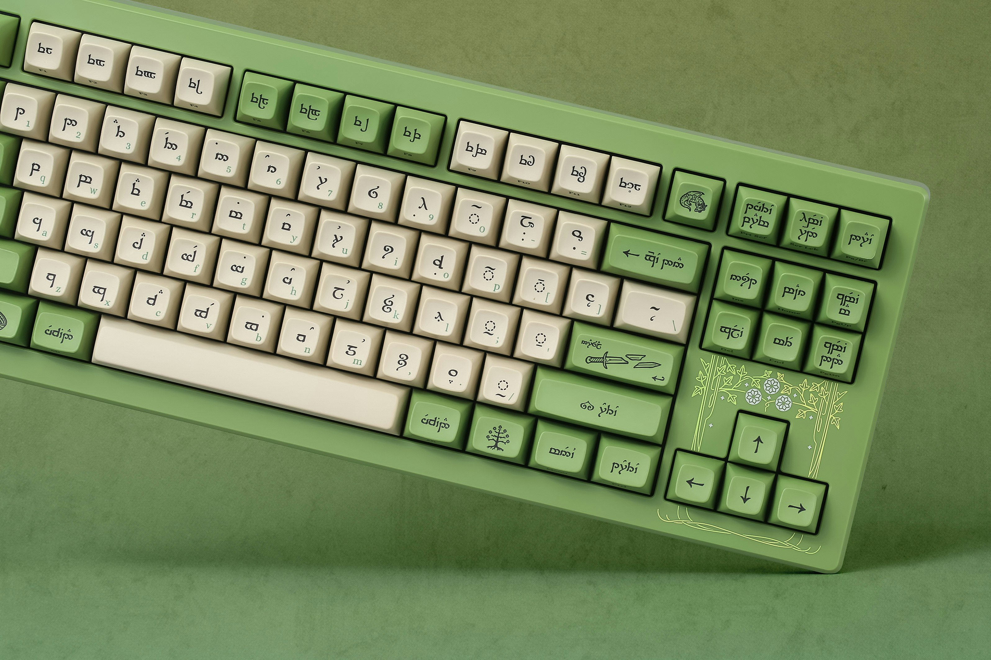 Drop + The Lord of the Rings™ Elven CSTM80 Keyboard | Mechanical ...