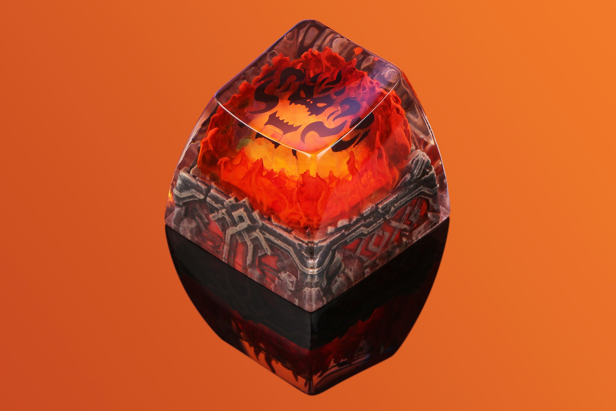 Drop + The Lord of the Rings™ Twin Flames Artisan Keycap - Flame of ...