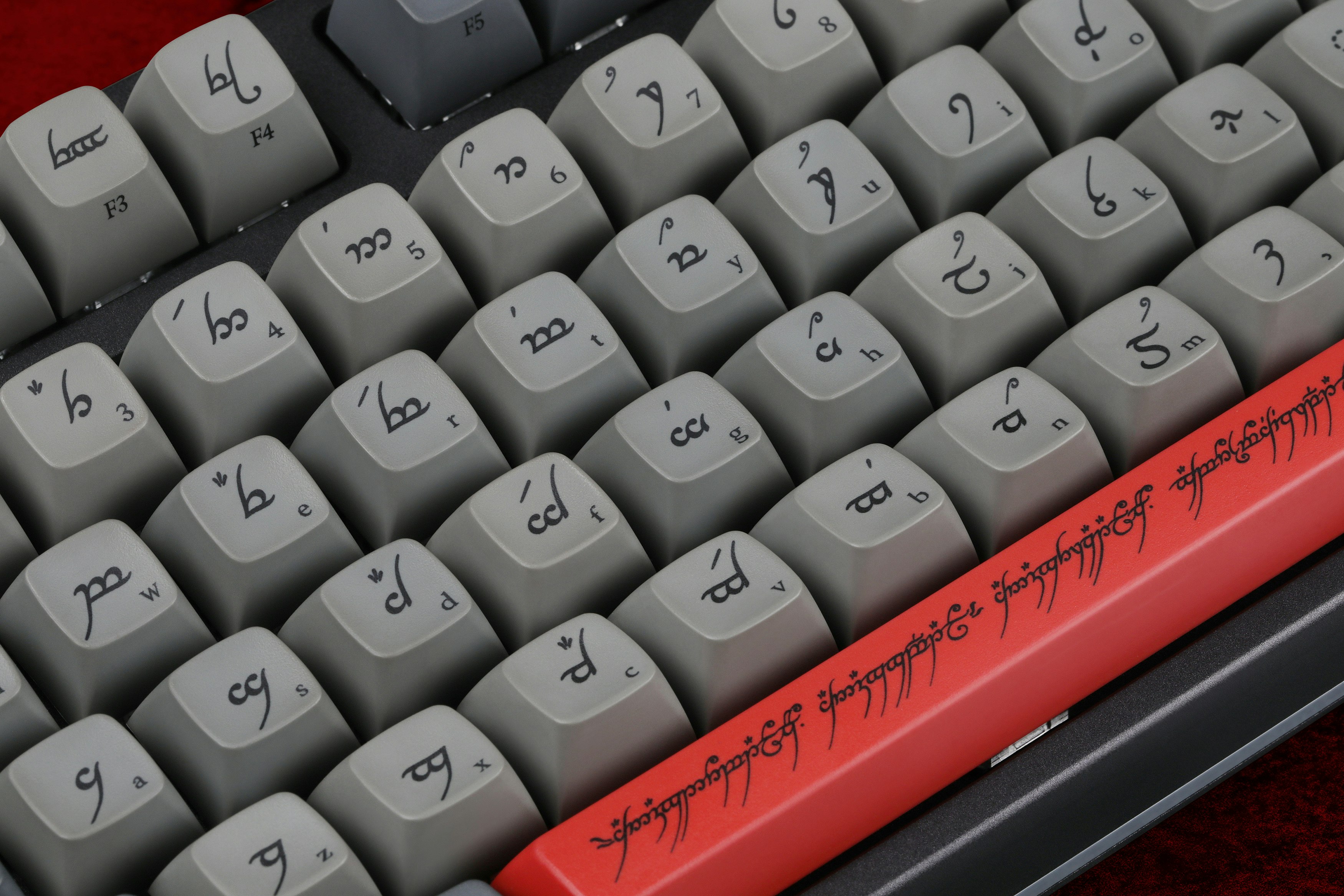 Drop + The Lord of the Rings™ MT3 Black Speech Keycap Set | Mechanical ...