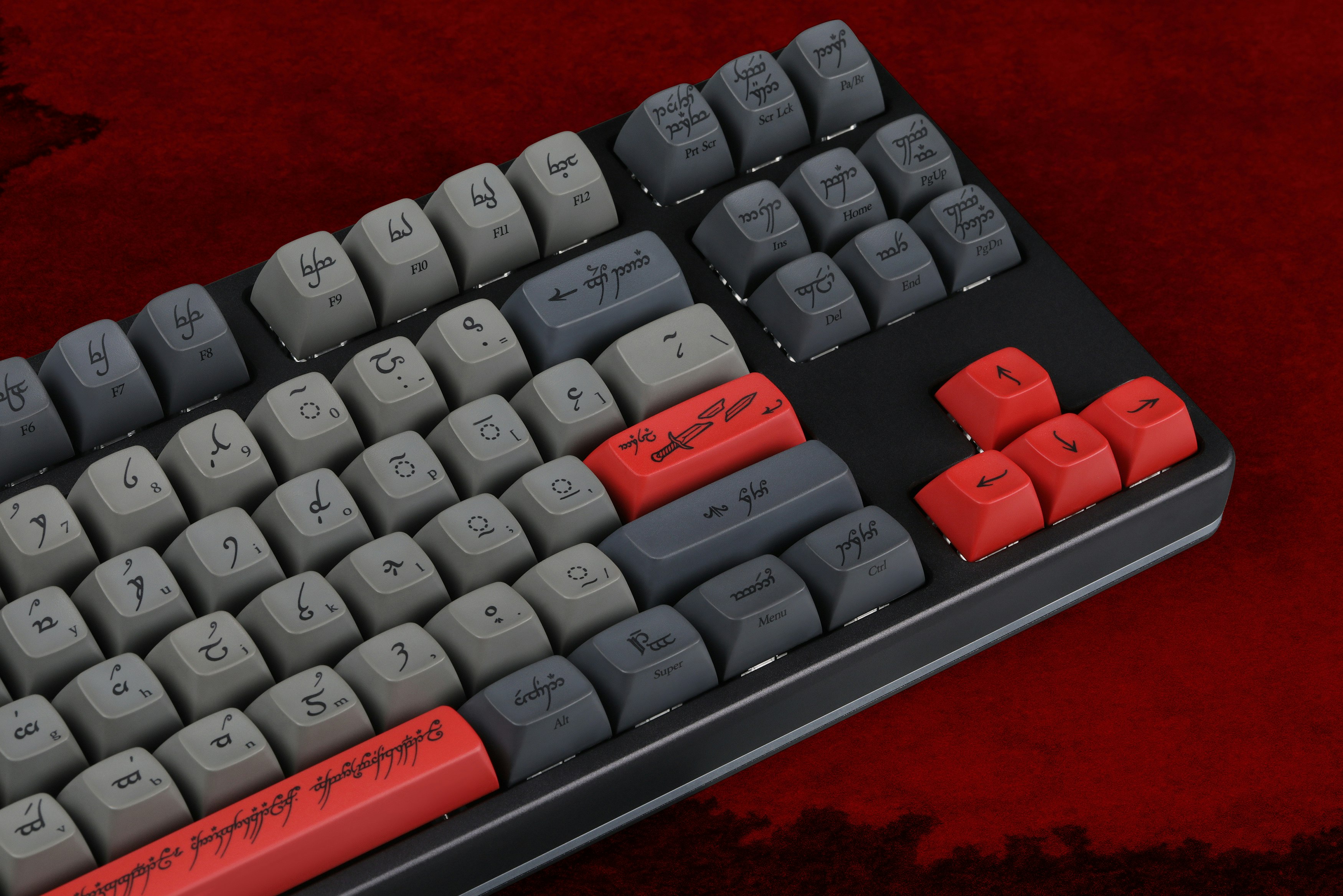 Drop + The Lord of the Rings™ MT3 Black Speech Keycap Set | Mechanical ...