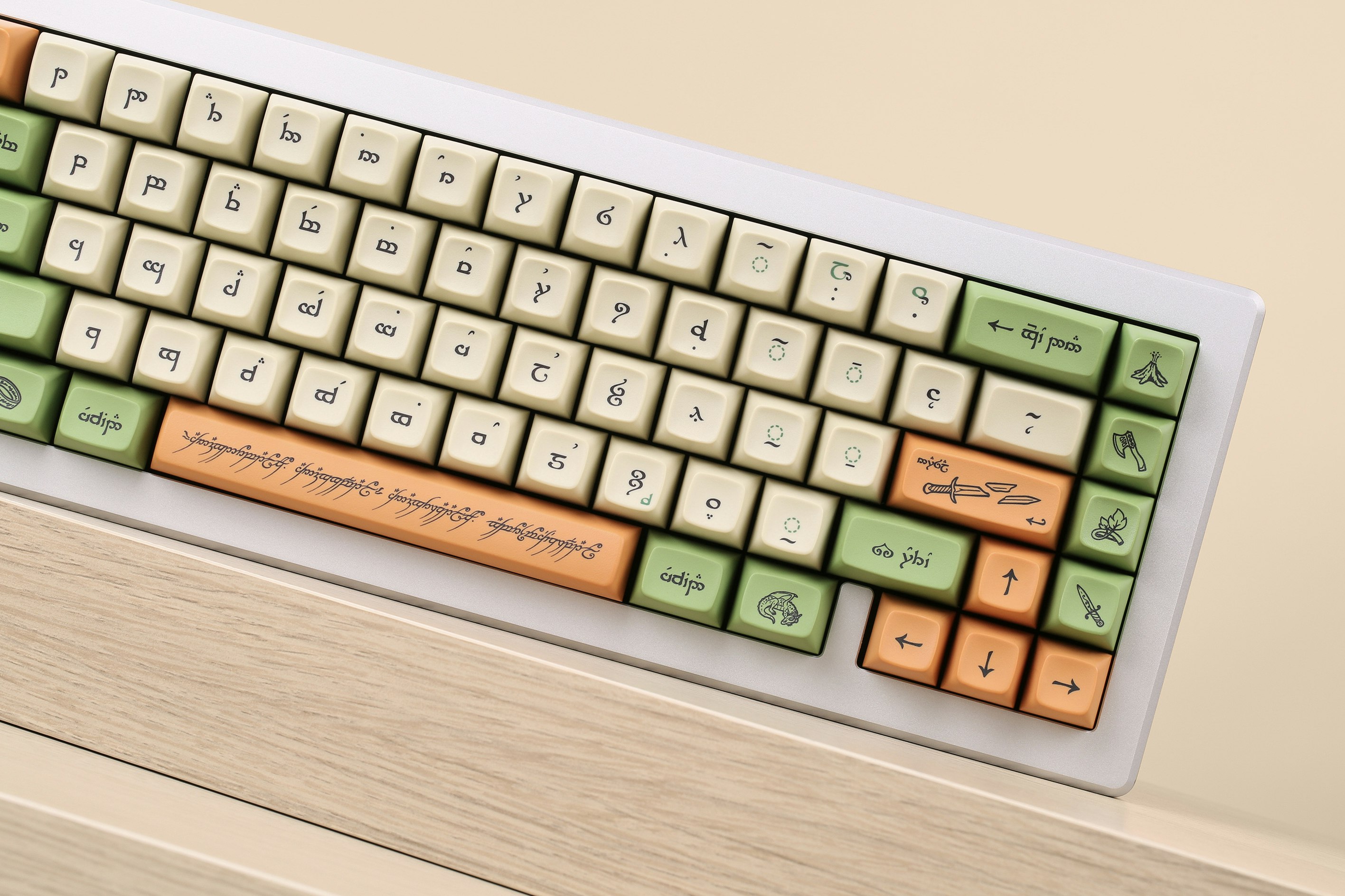 Drop + The Lord of the Rings™ MT3 Elven Keycap Set | Mechanical ...